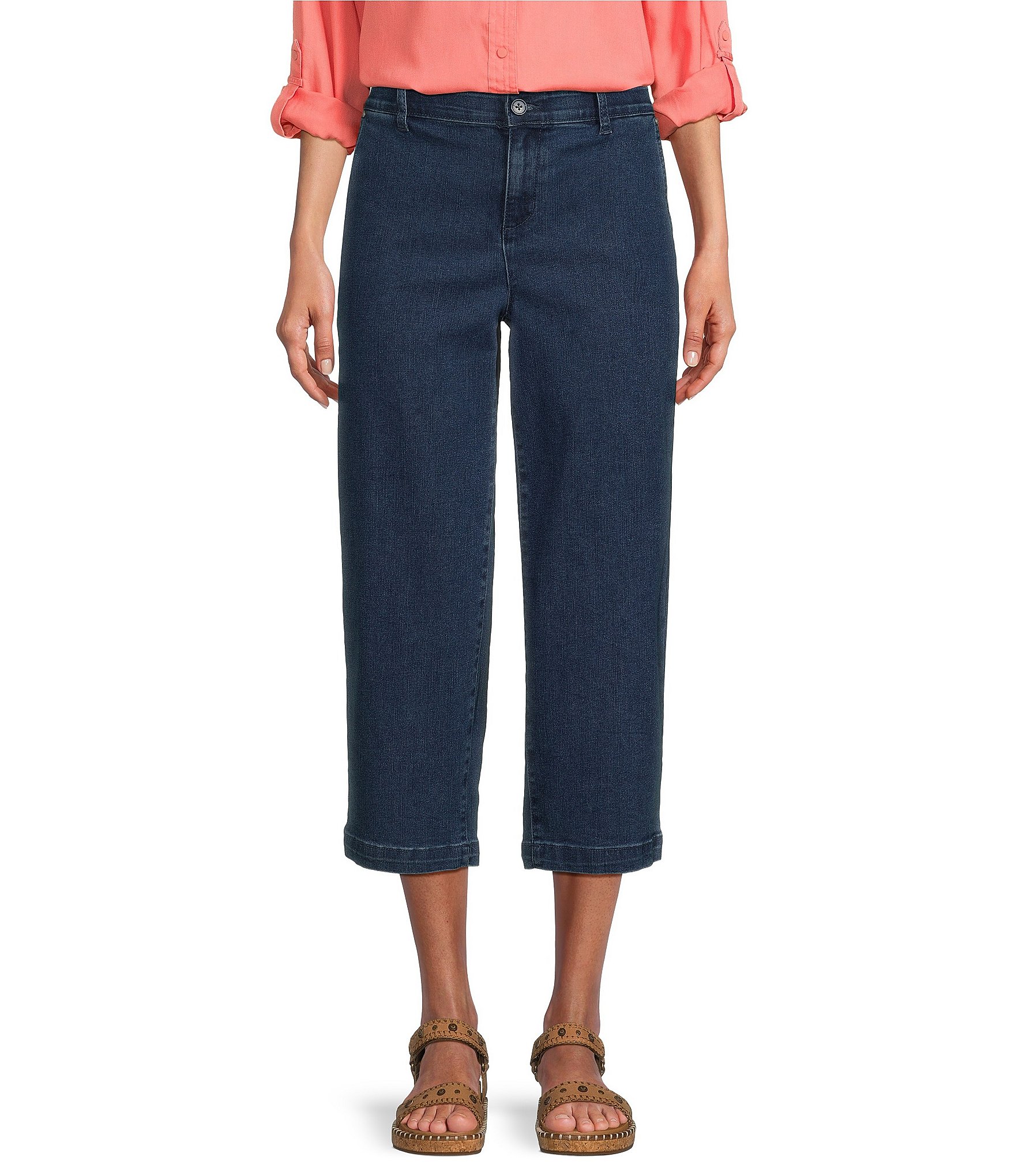 Intro Ricky Relaxed Crop Stretch Twill Pants | Dillard's