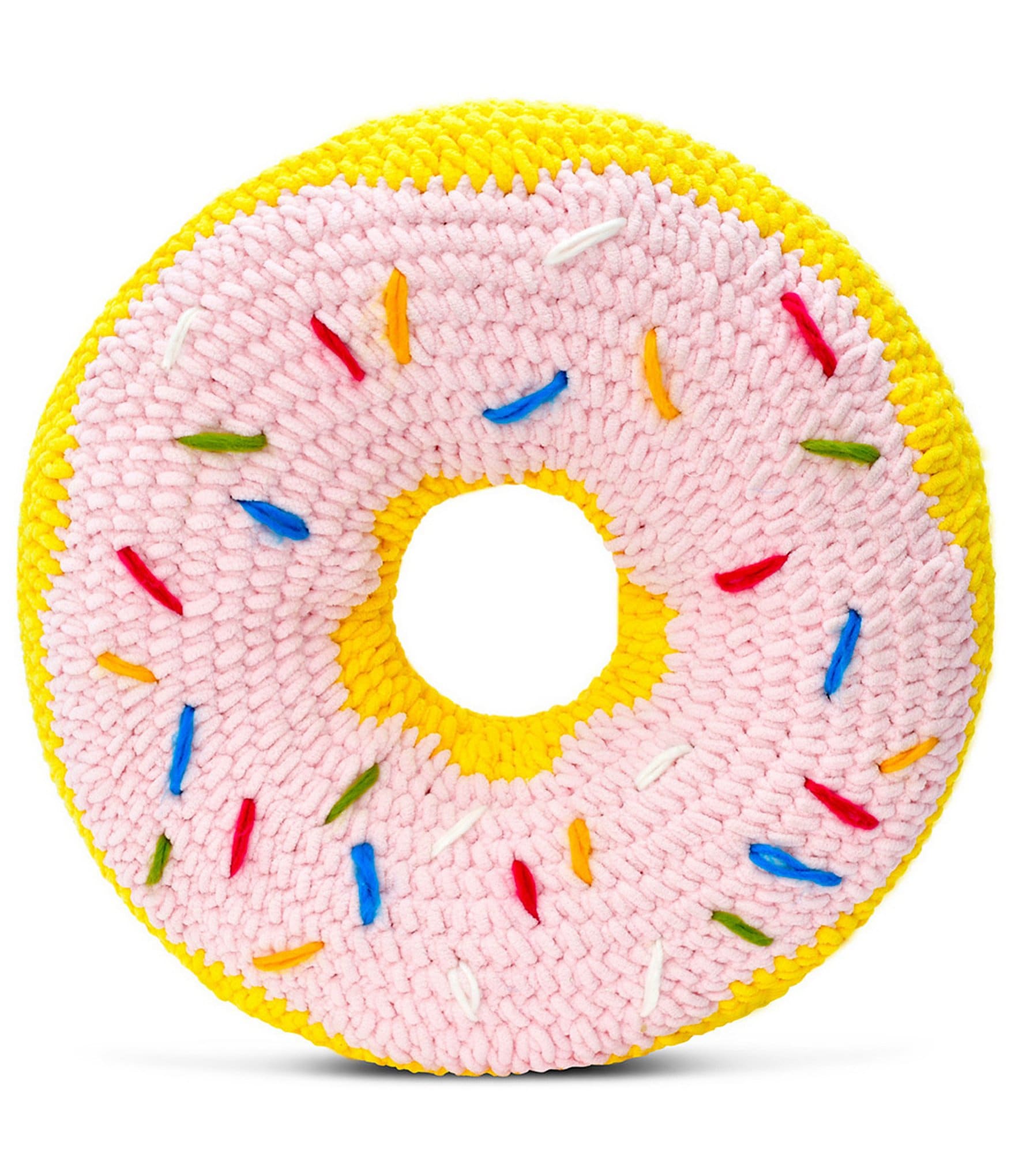 Iscream Crochet Donut Plush Pillow | Dillard's
