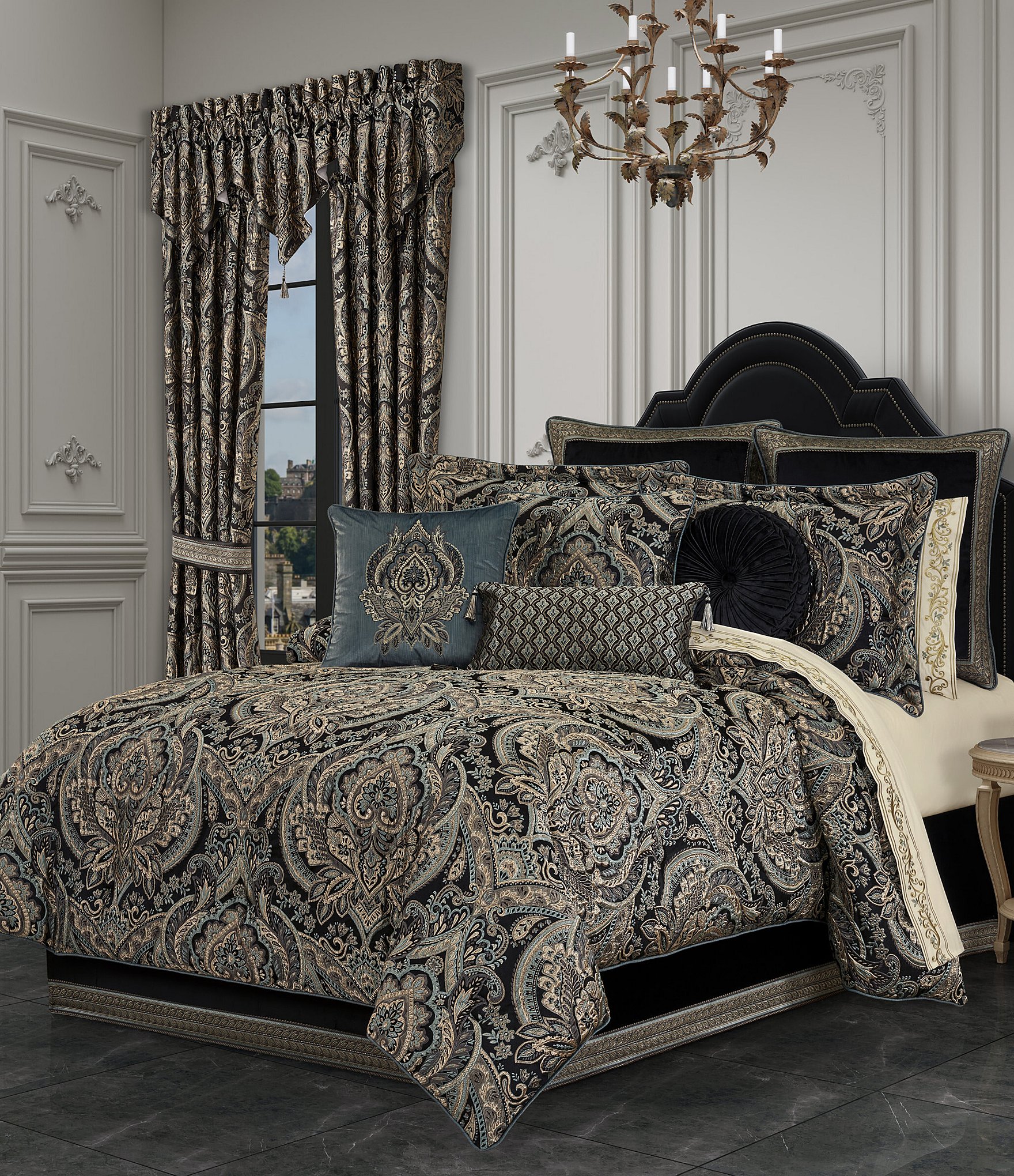 J. Queen New York Cascade Glacier Comforter Set | Dillard's