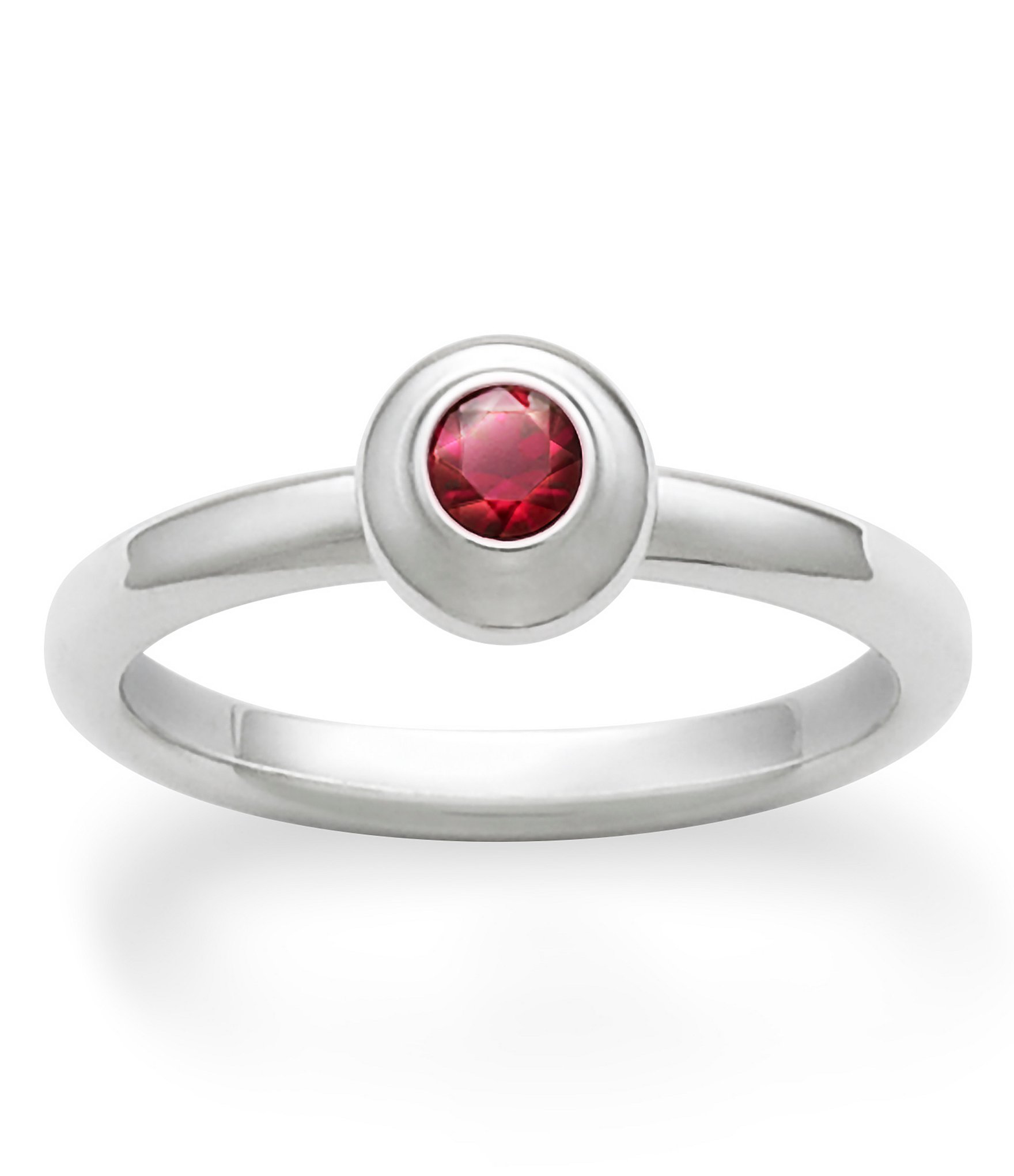 James Avery Remembrance Ring July Birthstone with Lab-Created Ruby ...