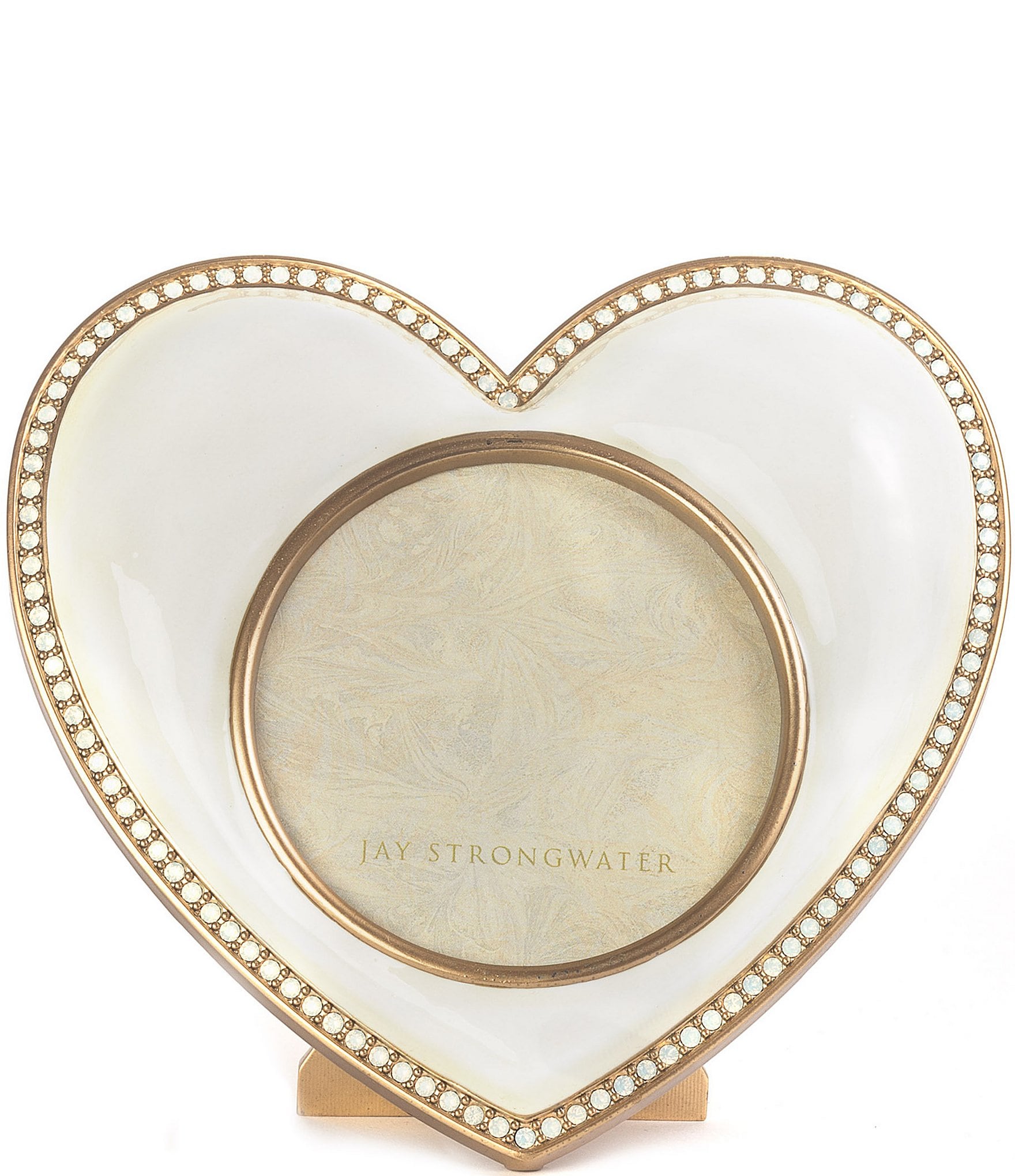 Jay Strongwater Chantal Heart-Shaped Picture Frame | Dillard's