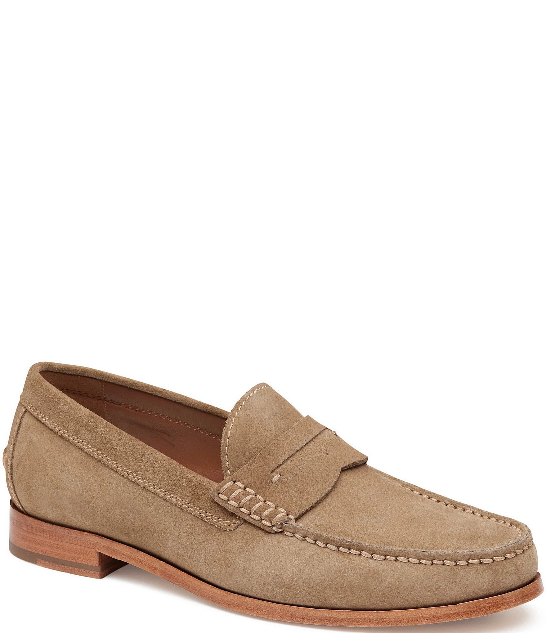 Johnston & Murphy Collection Men's Baldwin Suede Penny Loafers | Dillard's