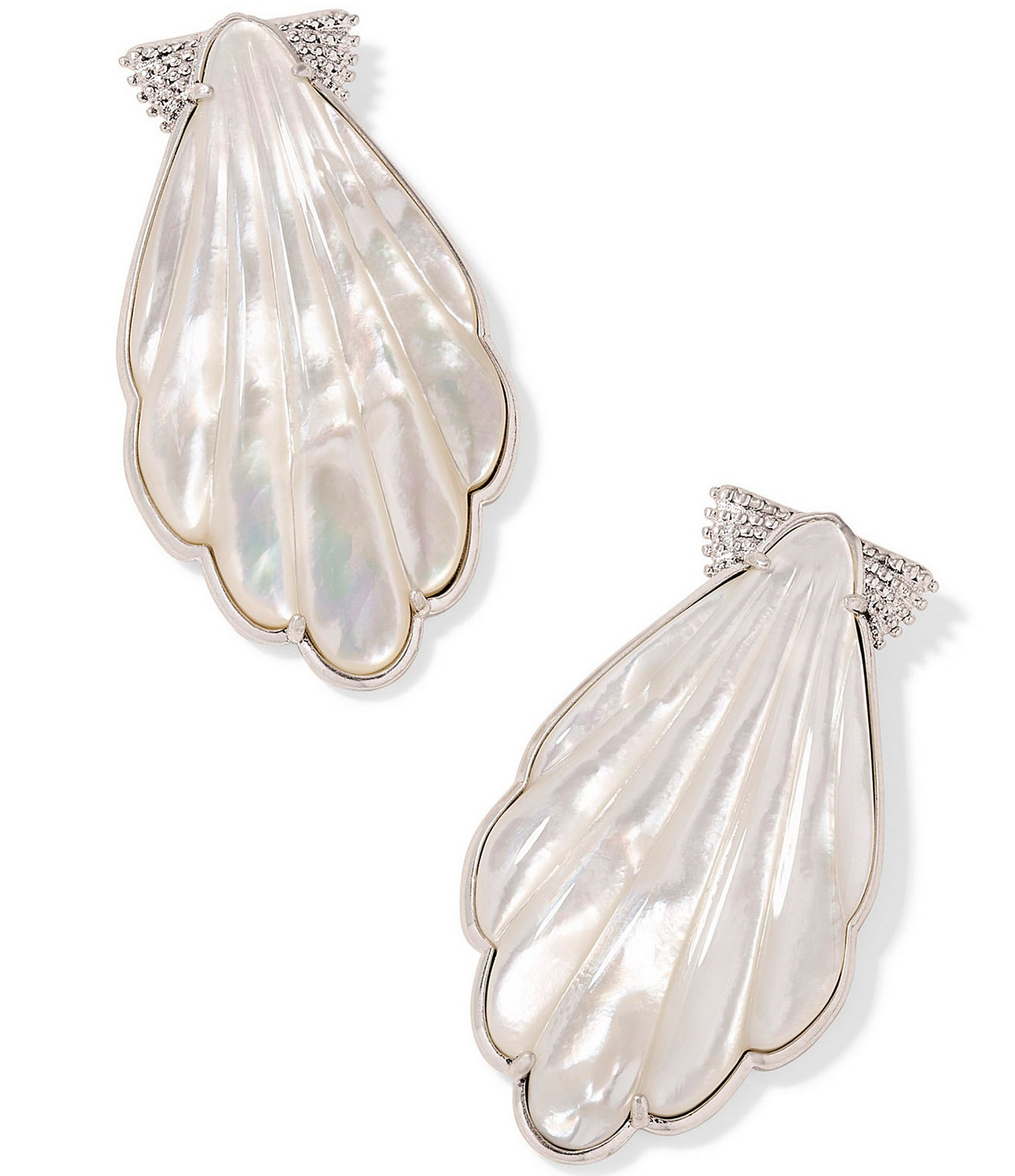 Kendra Scott Alexa Shell Statement Drop Earrings | Dillard's