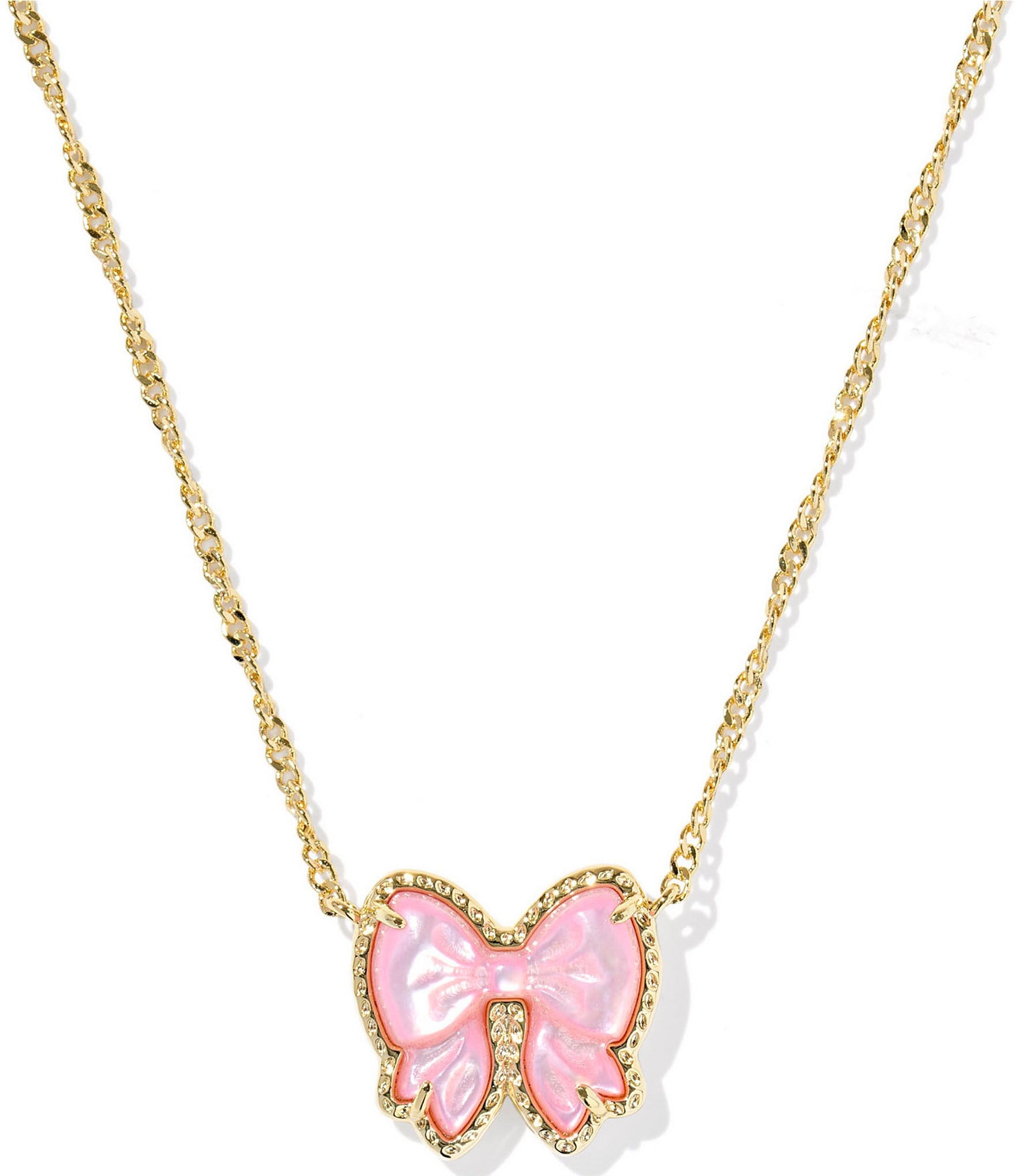 Kendra Scott Haley Bow Short Pendant Necklace | Dillard's