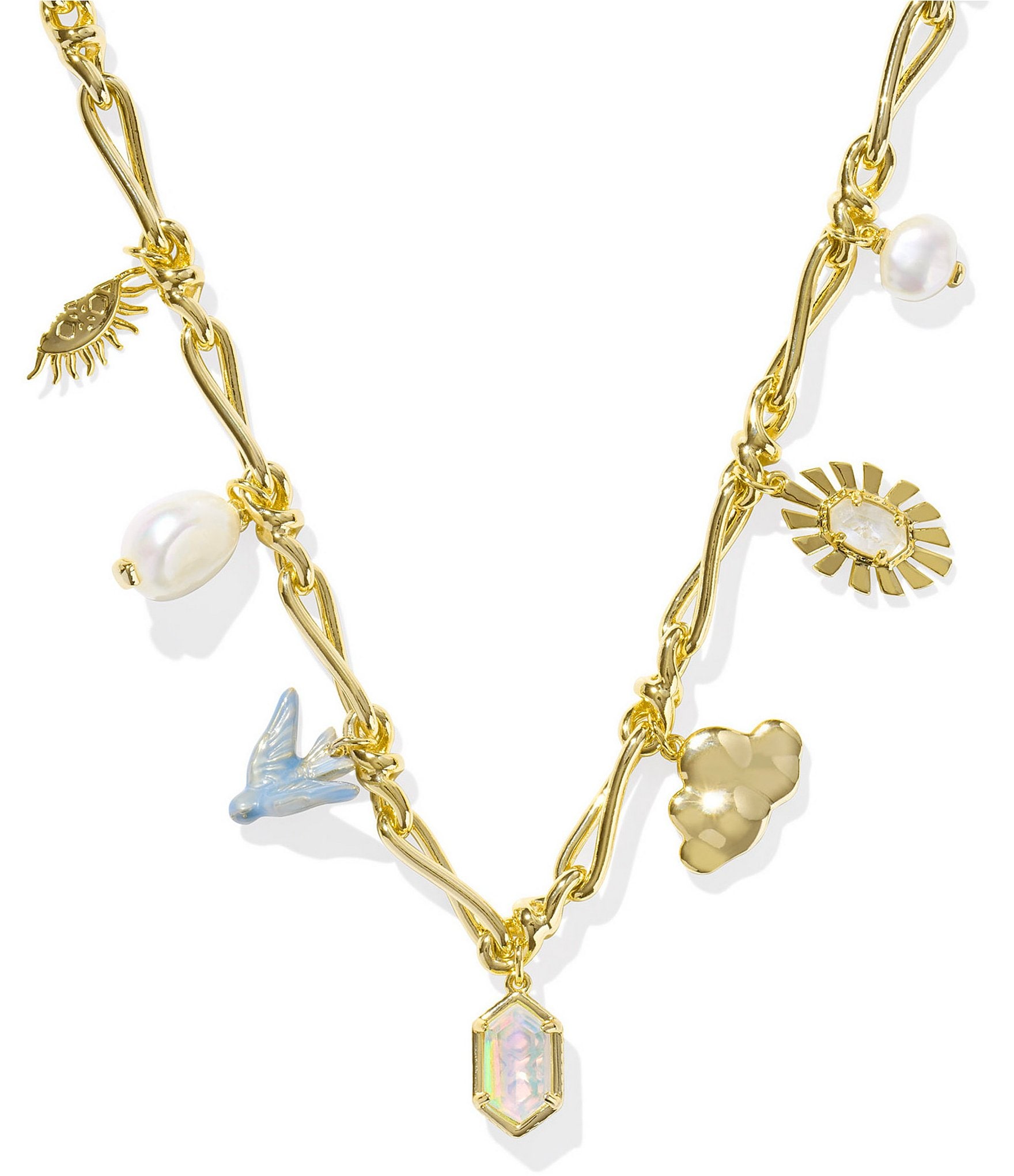 Kendra Scott Melody Chain Charm Necklace | Dillard's