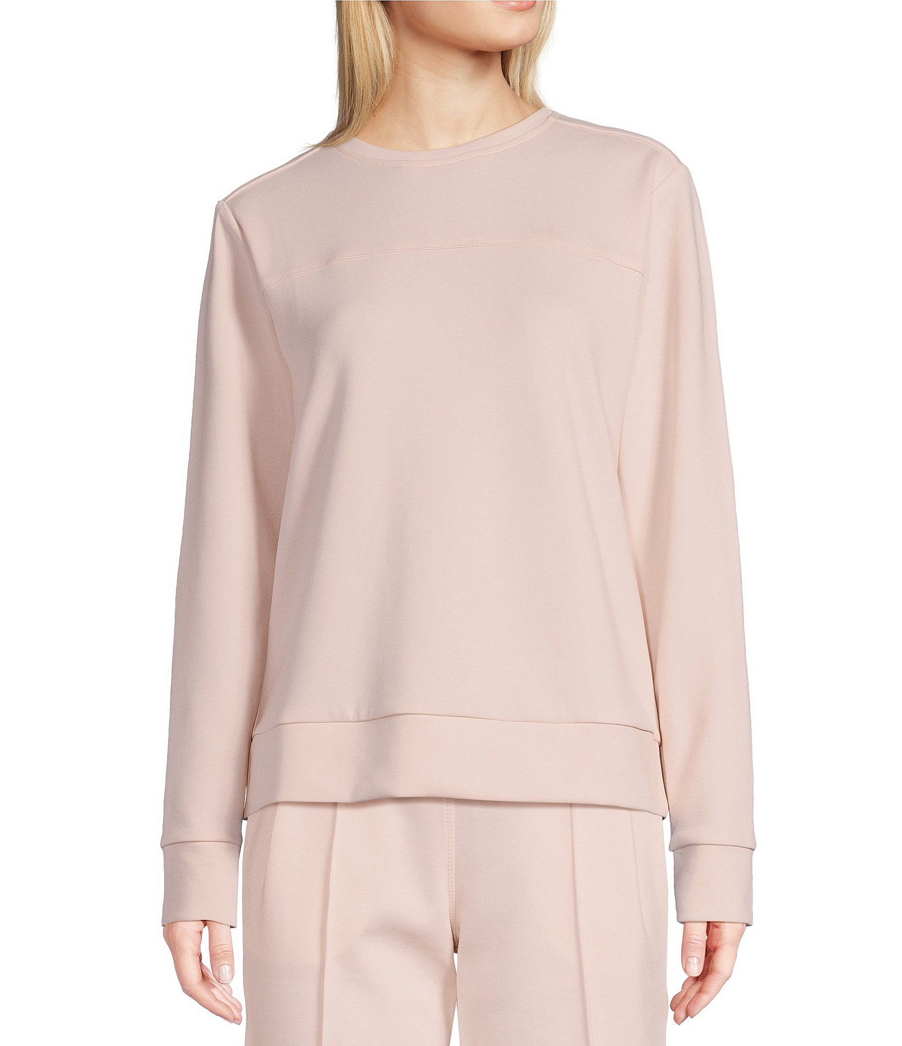 Kinesis Long Sleeve Back Pleat Pullover | Dillard's