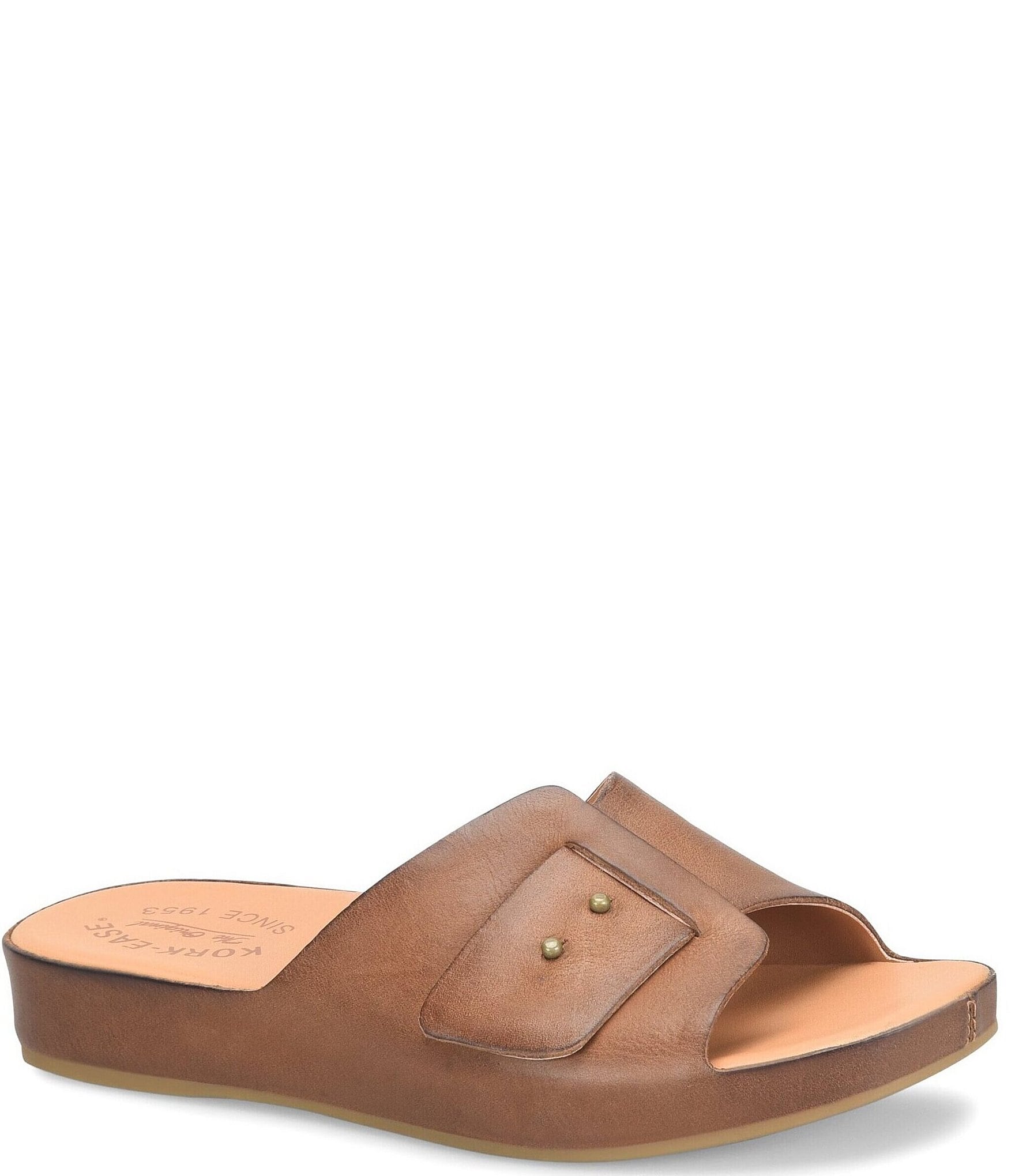Kork-Ease Mesa Leather Slide Sandals | Dillard's