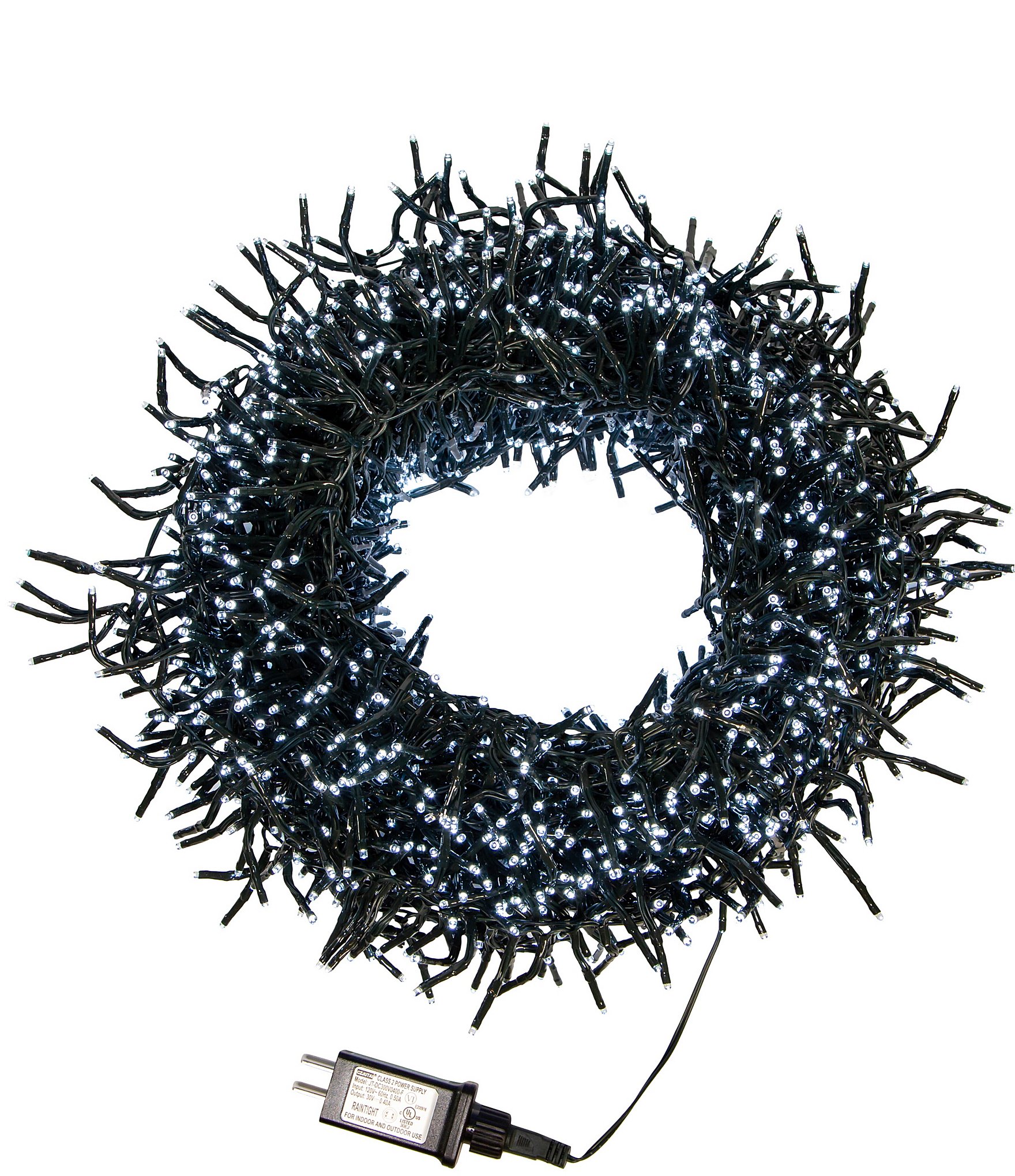 Kurt S. Adler 65-Foot 2000-Light LED Cluster Garland | Dillard's