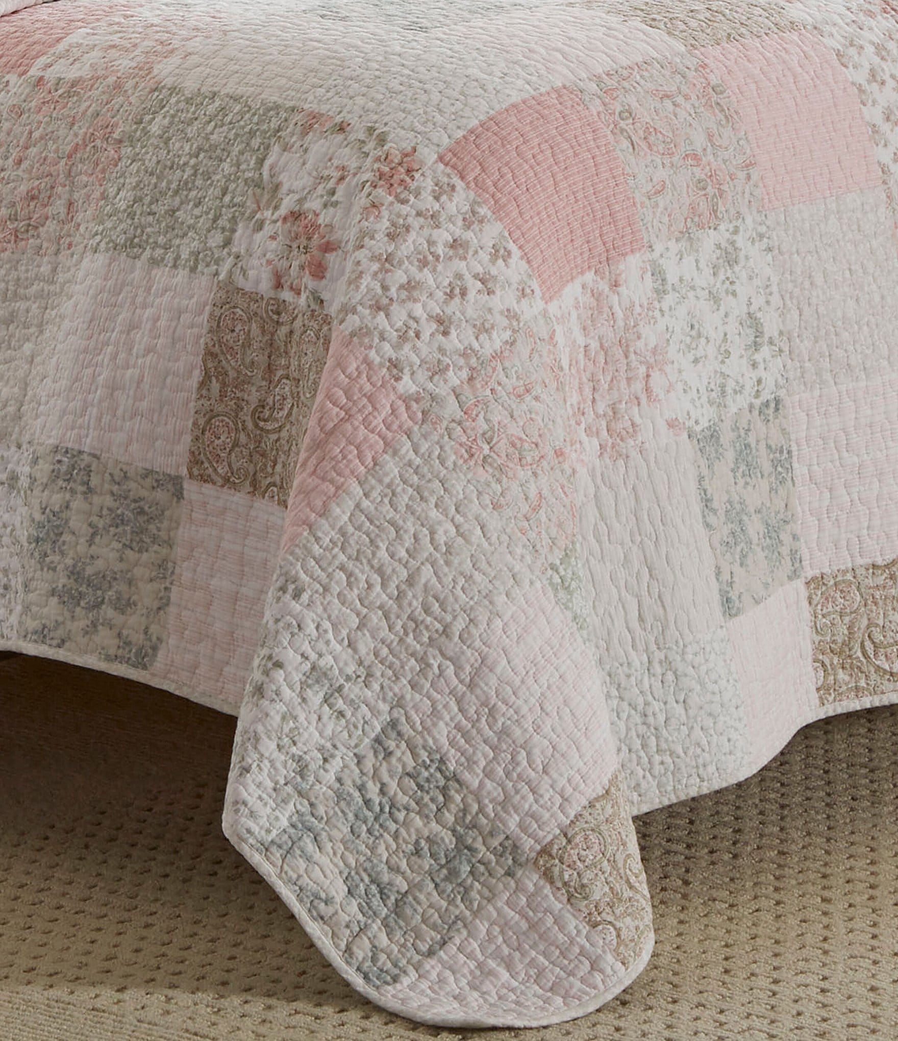 Laura Ashley Celina Patchwork Quilt Mini Set | Hamilton Place