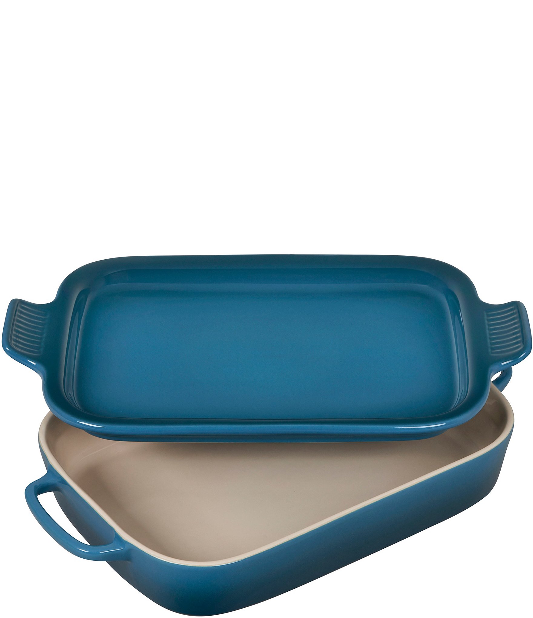 Le Creuset Rectangular Dish with Platter Lid - Stoneware | Dillard's