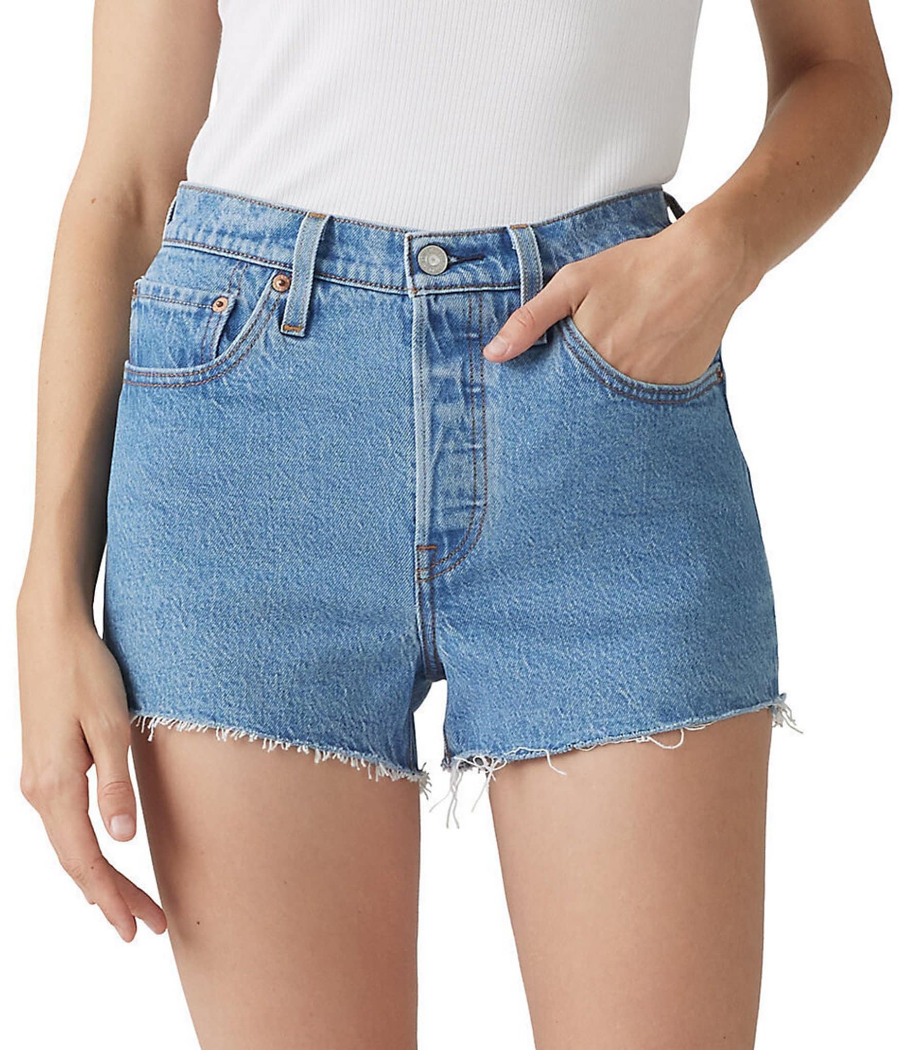 Levi's® 501® Original High Rise Denim Shorts | Dillard's