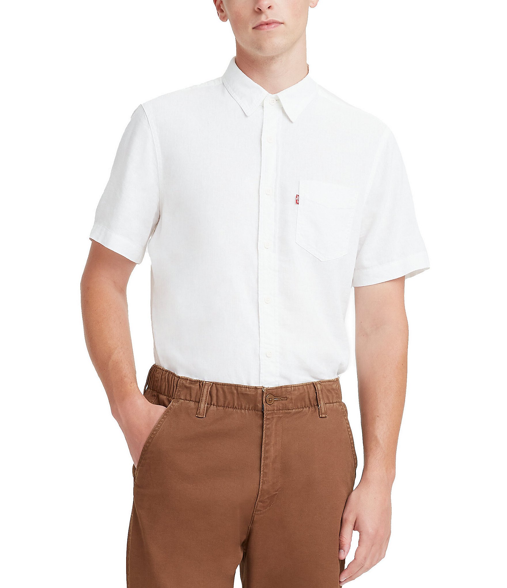 Levi's® Classic Fit Short Sleeve Woven Shirt | Dillard's