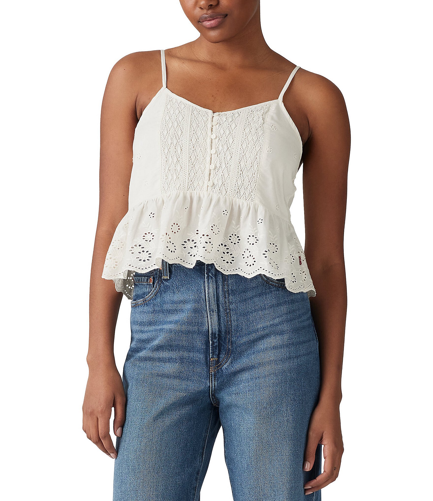 Levi's® Cora Sleeveless Tank Top | Dillard's