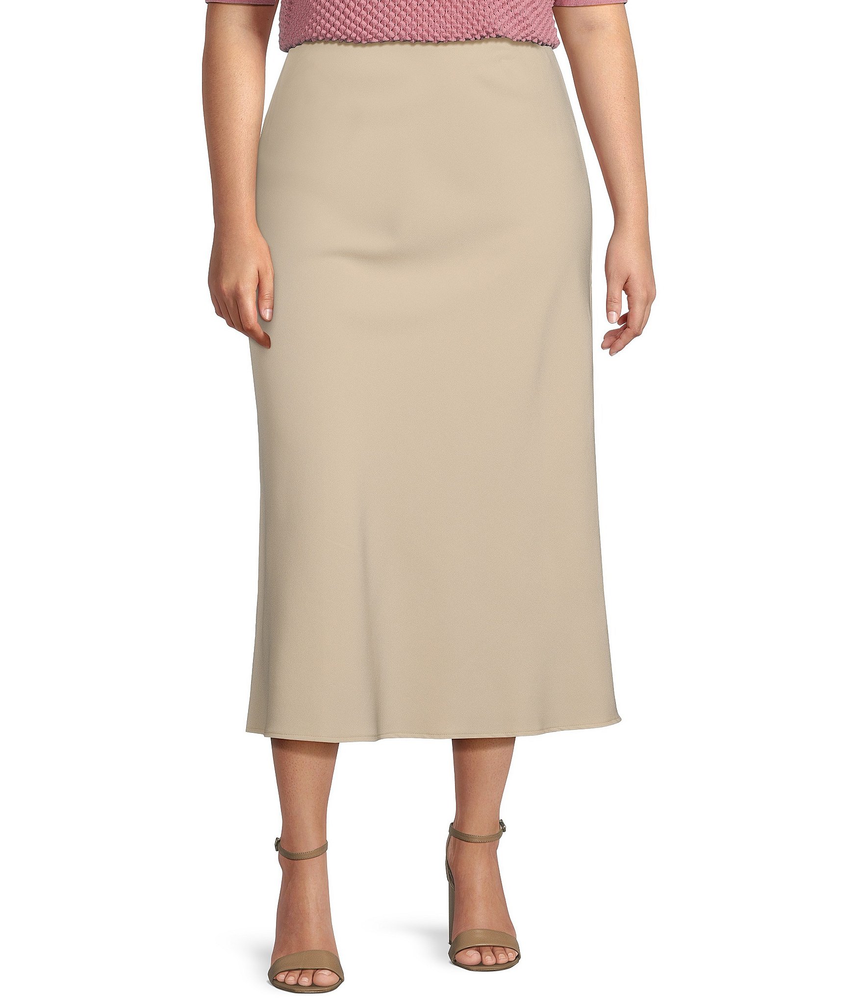 Lucy Paris Plus Size Fitz Midi Skirt | Dillard's