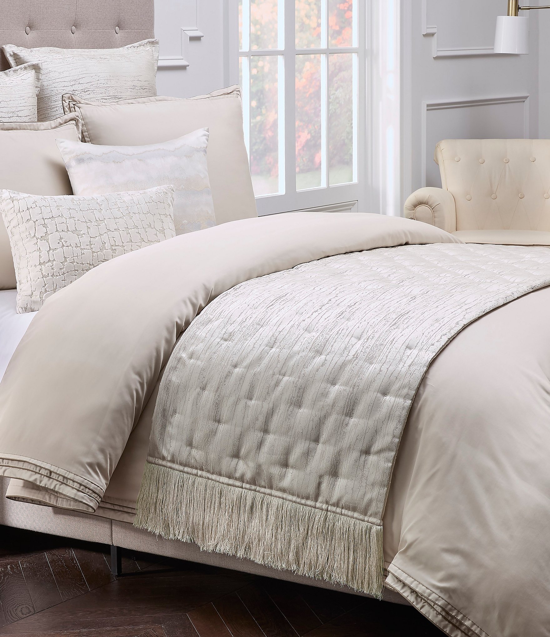 Luxury Hotel Mercer Quilted Bed Scarf | Dillard's