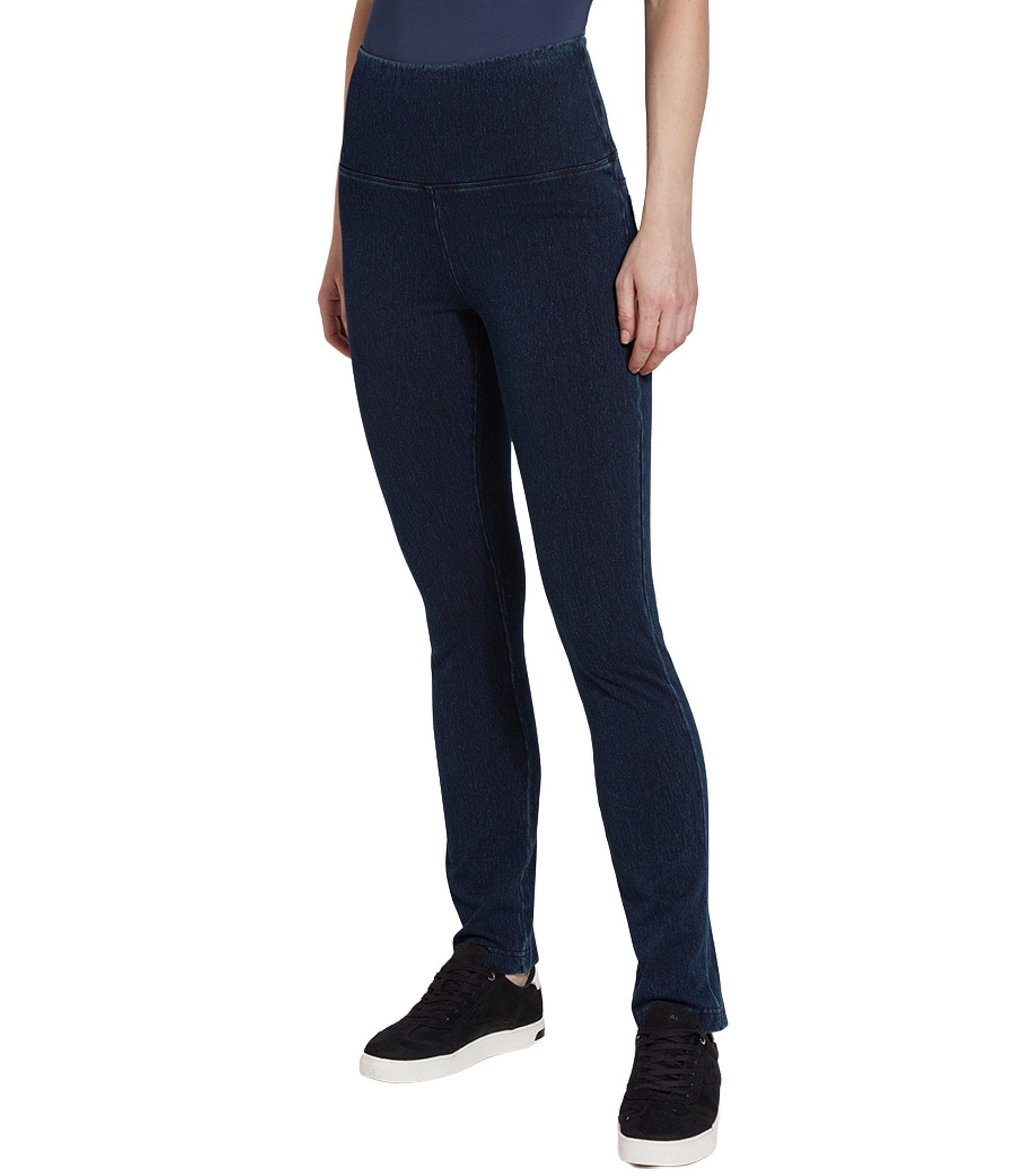 Lysse Denim Straight Leggings | Dillard's