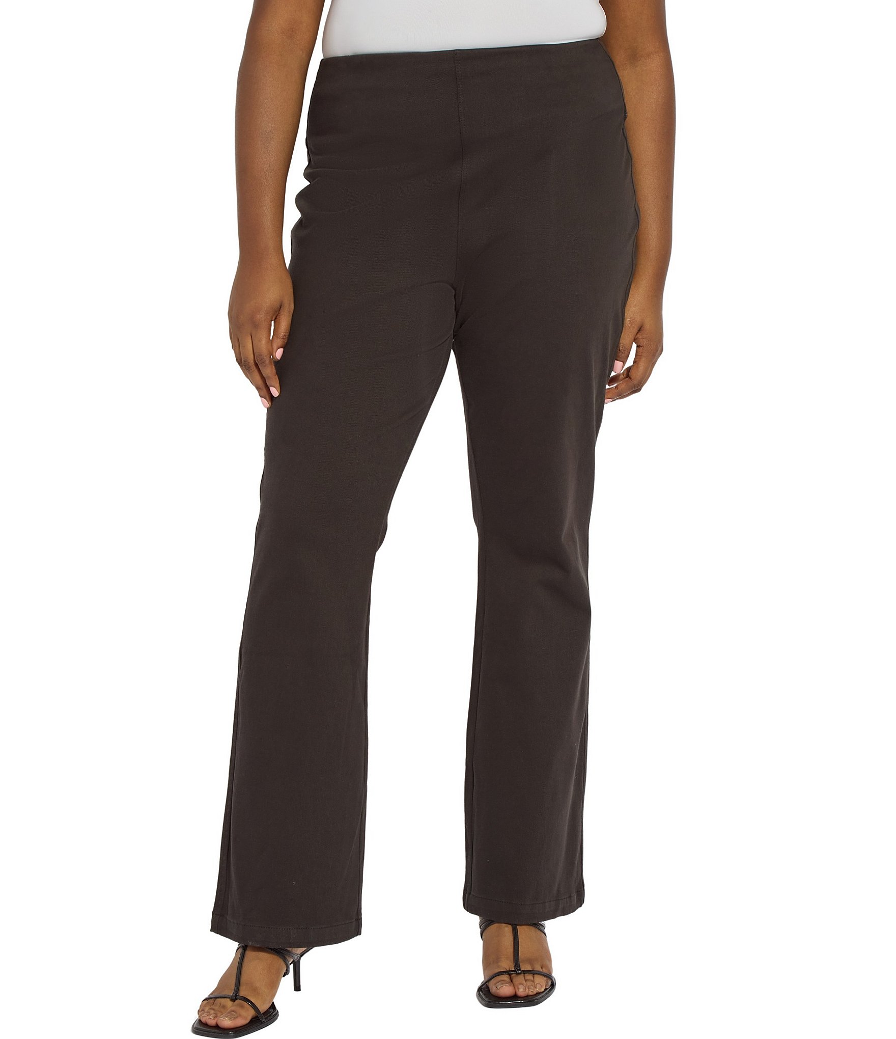 Lysse Plus Size Denim Baby Bootcut Leggings | Dillard's