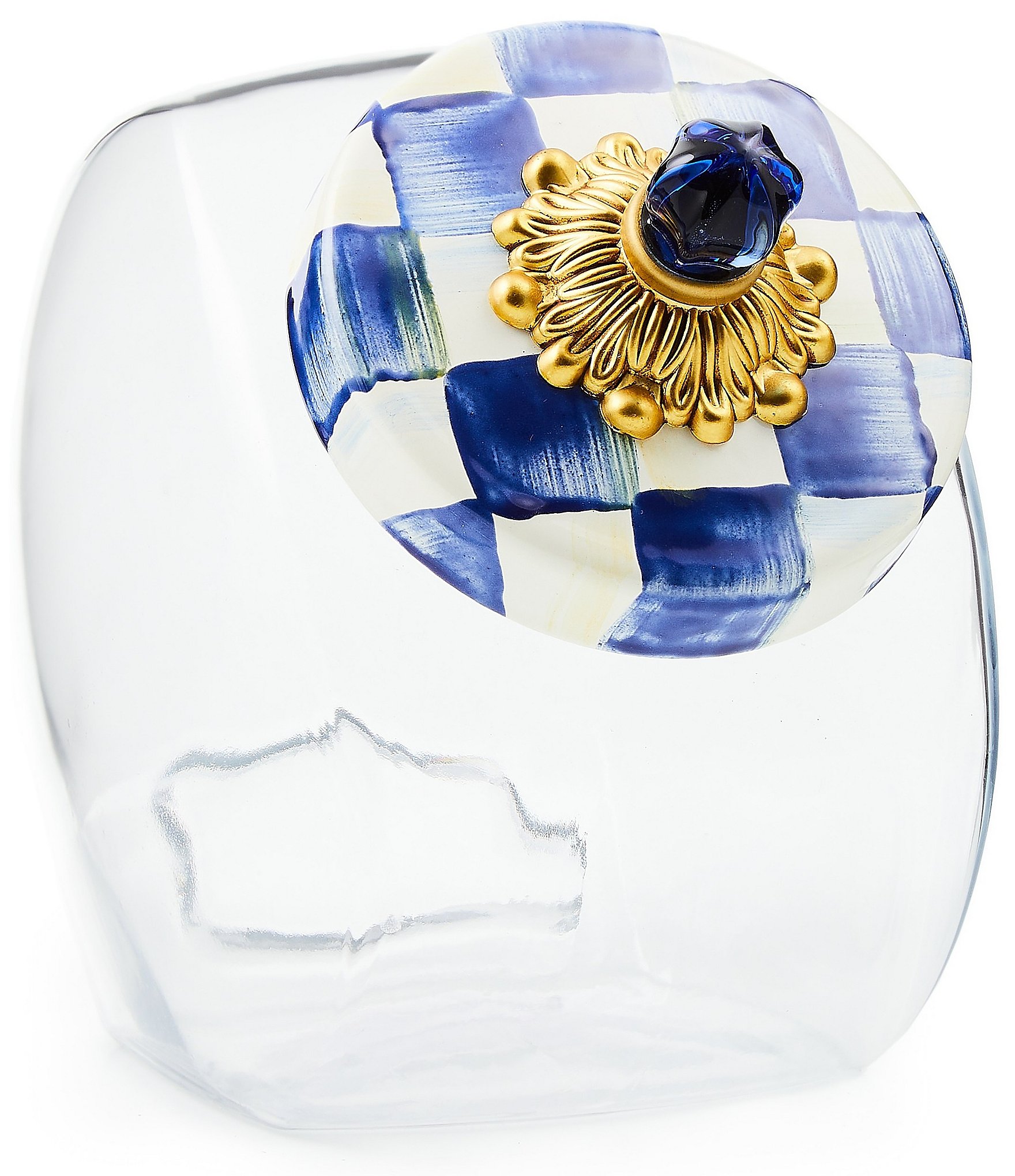 MacKenzie-Childs Cookie Jar with Royal Check® Lid | Dillard's