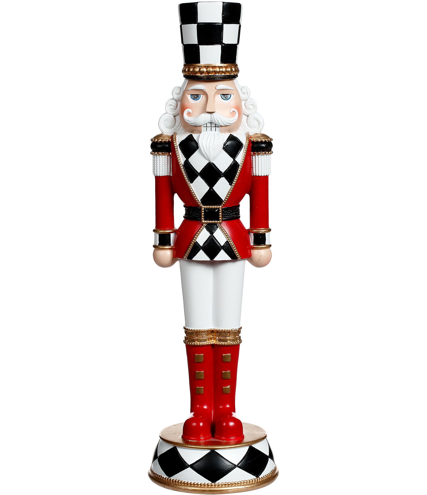 Mark Roberts Holiday Collection Ginger Bread Checkered Hat Nutcracker | Dillard's