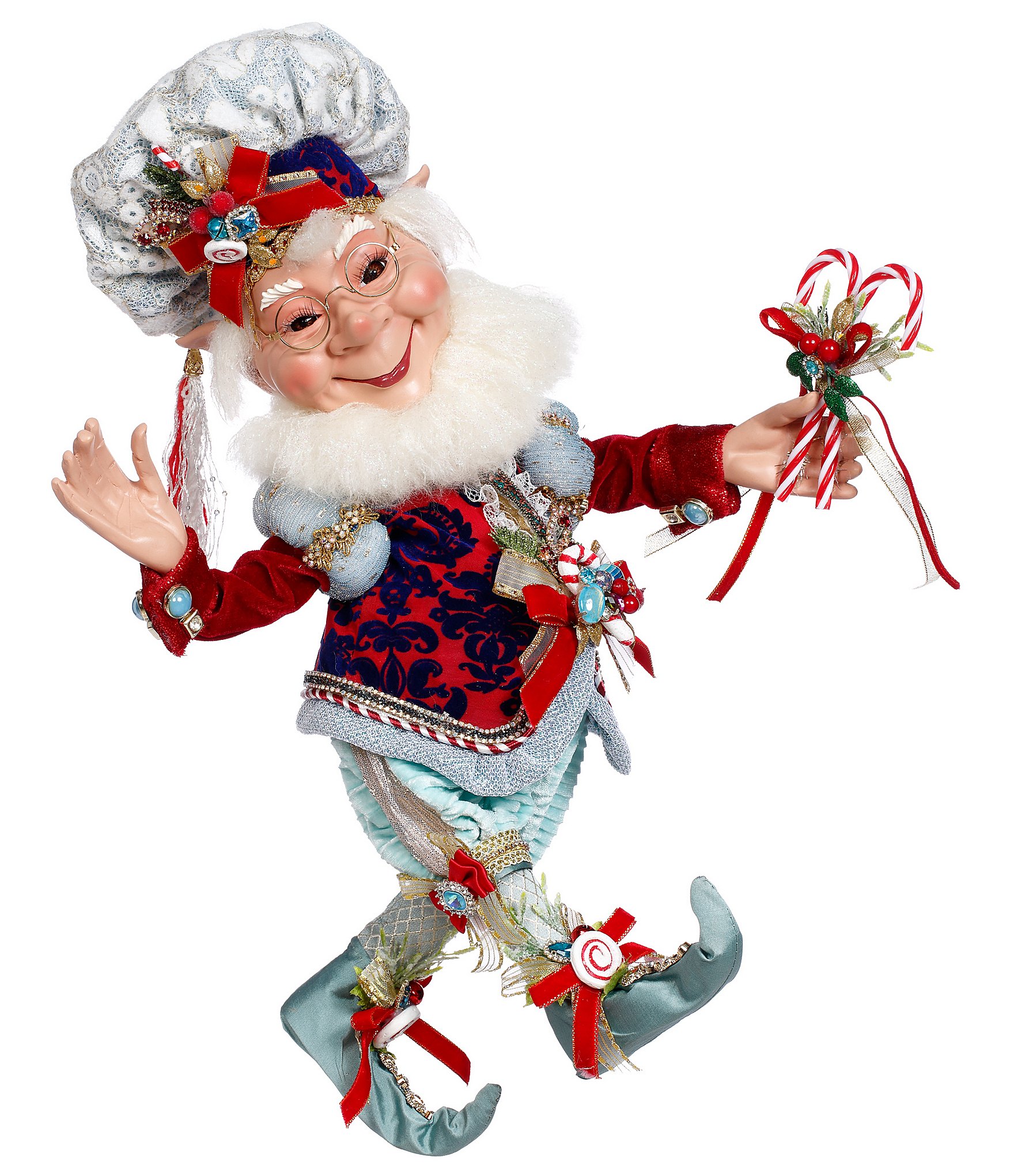 Mark Roberts Holiday Collection Medium Candy Dandy Elf Figurine, 16 ...