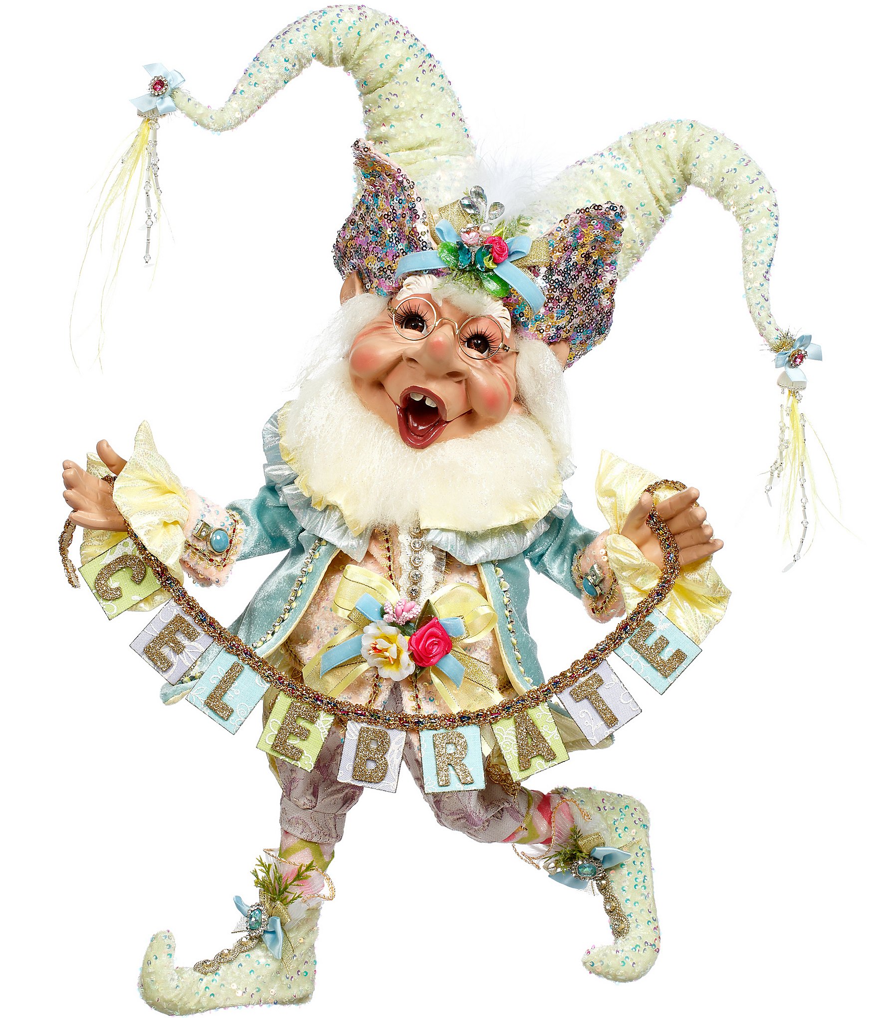 Mark Roberts Party Time Elf, Medium Figurine | Dillard's