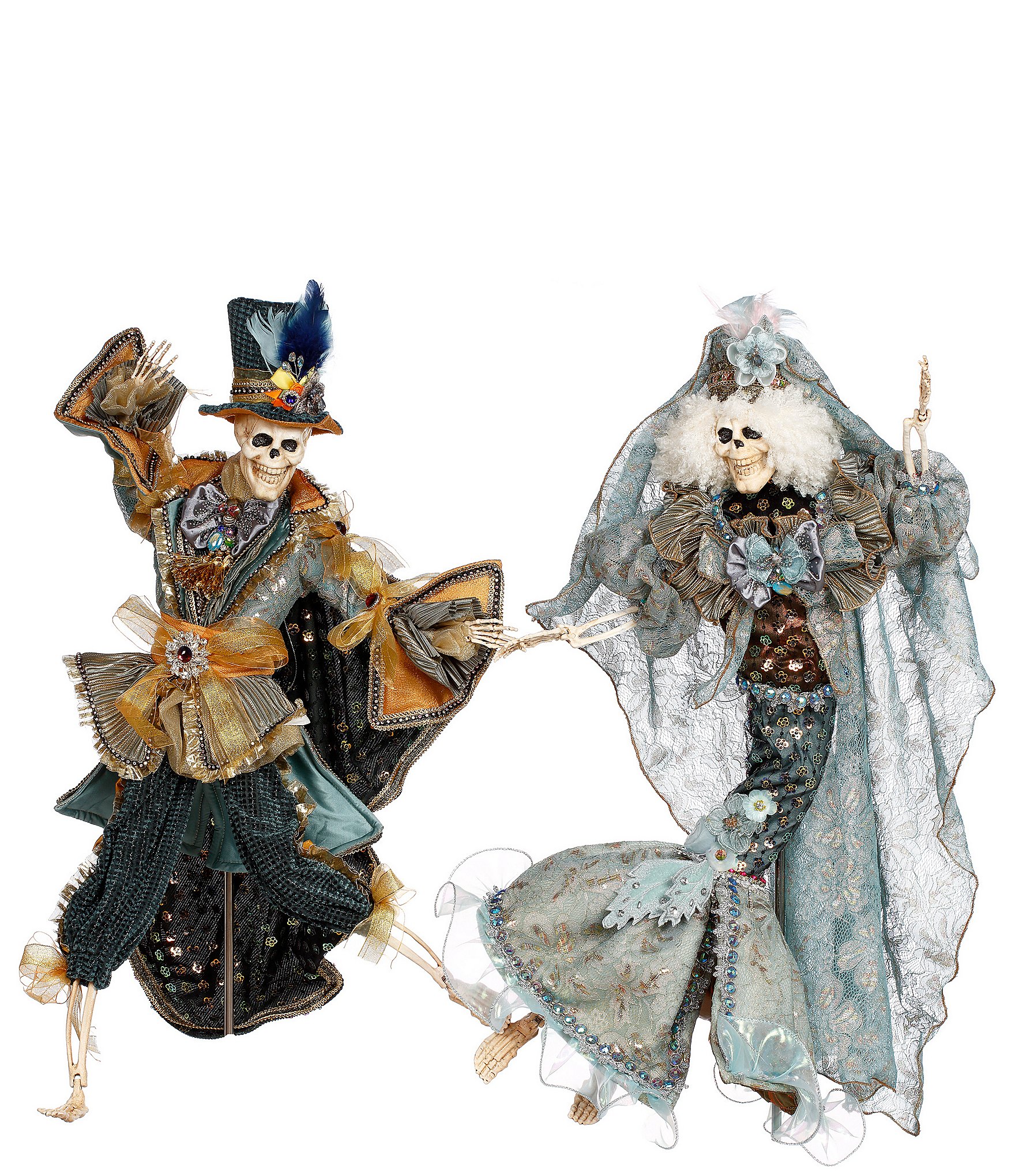 Mark Roberts Sassy Skeleton Couple Large Dillards