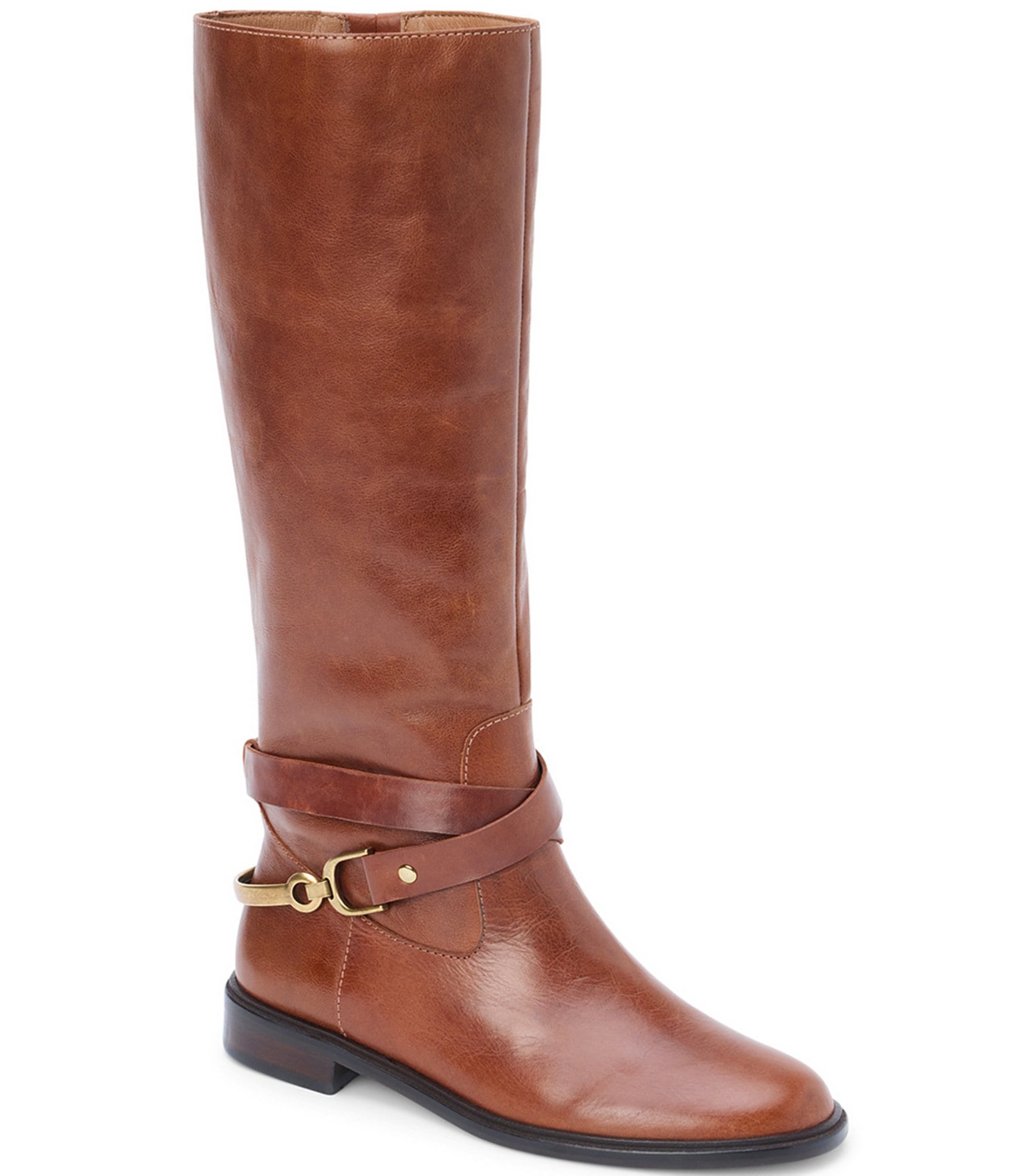 Matisse Richmond Leather Hardware Backstrap Tall Riding Boots | Dillard's