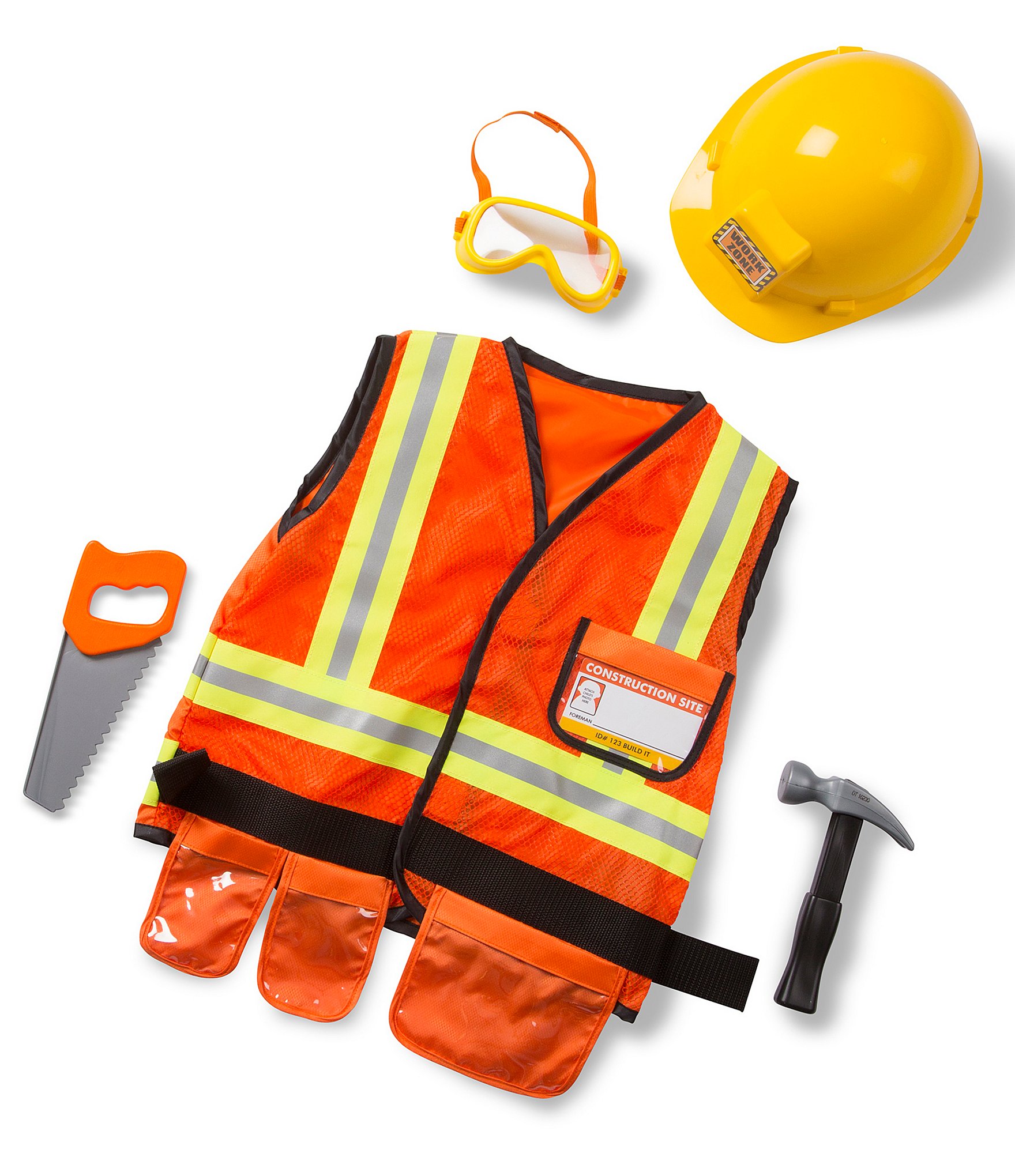 Melissa & Doug Construction Worker Dress-Up Costume | Dillard's