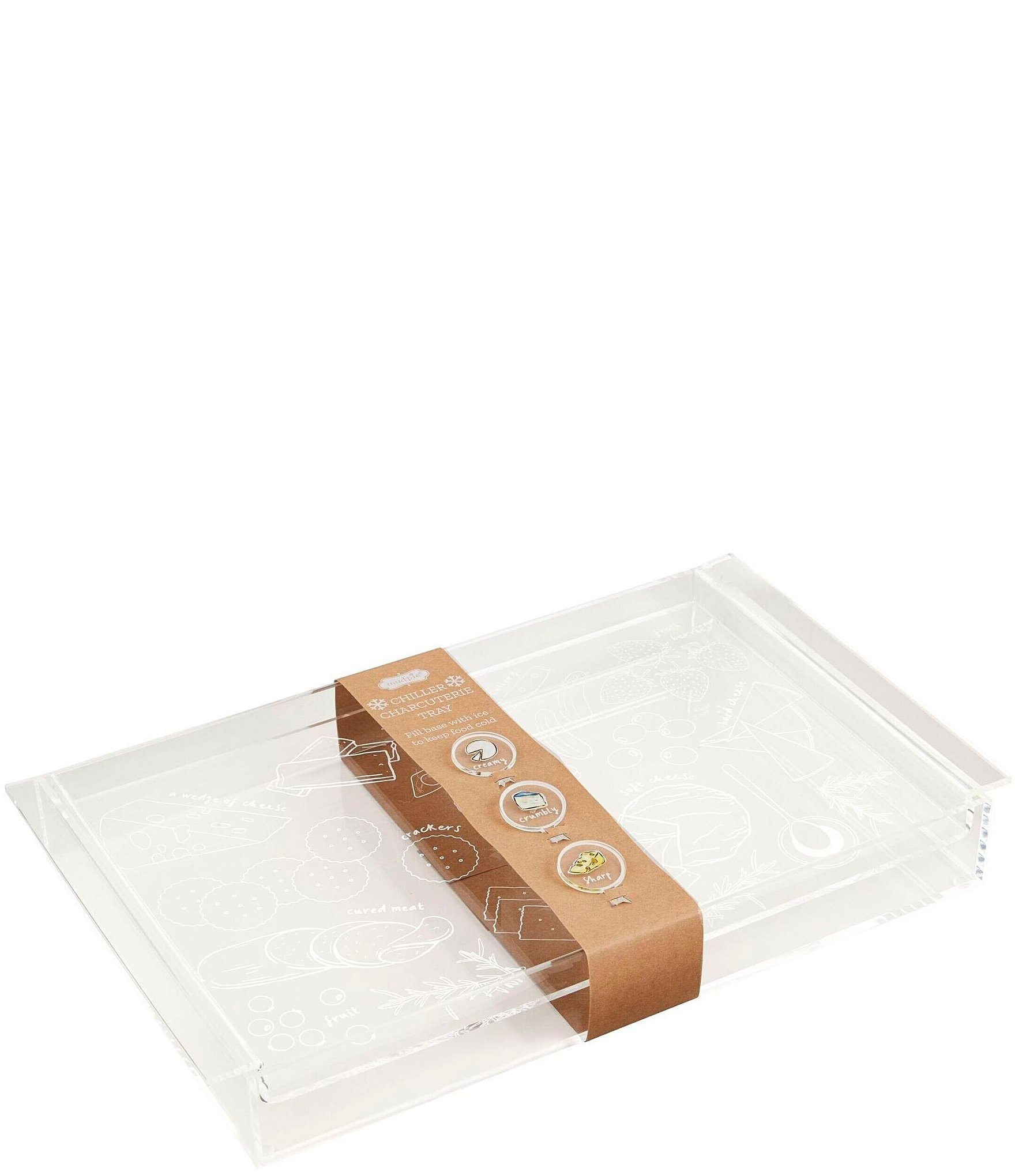 Mud Pie Acrylic Chiller Charcuterie Tray | Dillard's