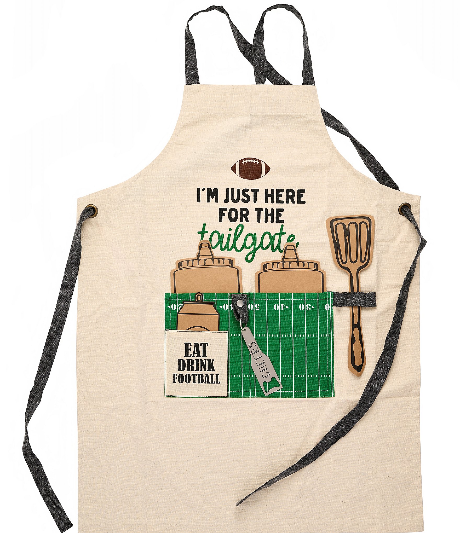 Mud Pie Tailgate Gameday Grilling Apron | Dillard's