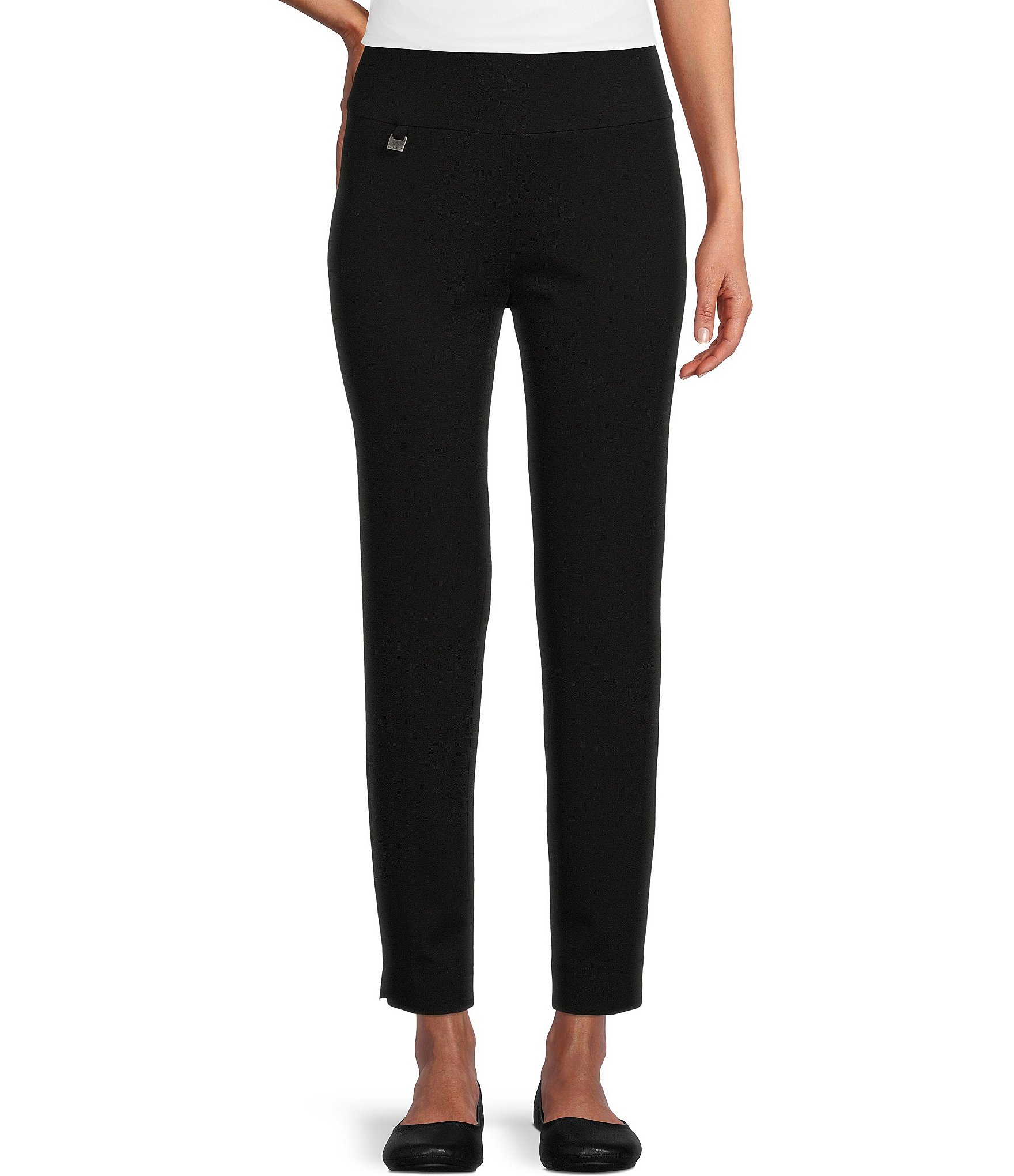 Slimsation® by Multiples Relaxed Tapered Leg Tummy Control Pull-On ...