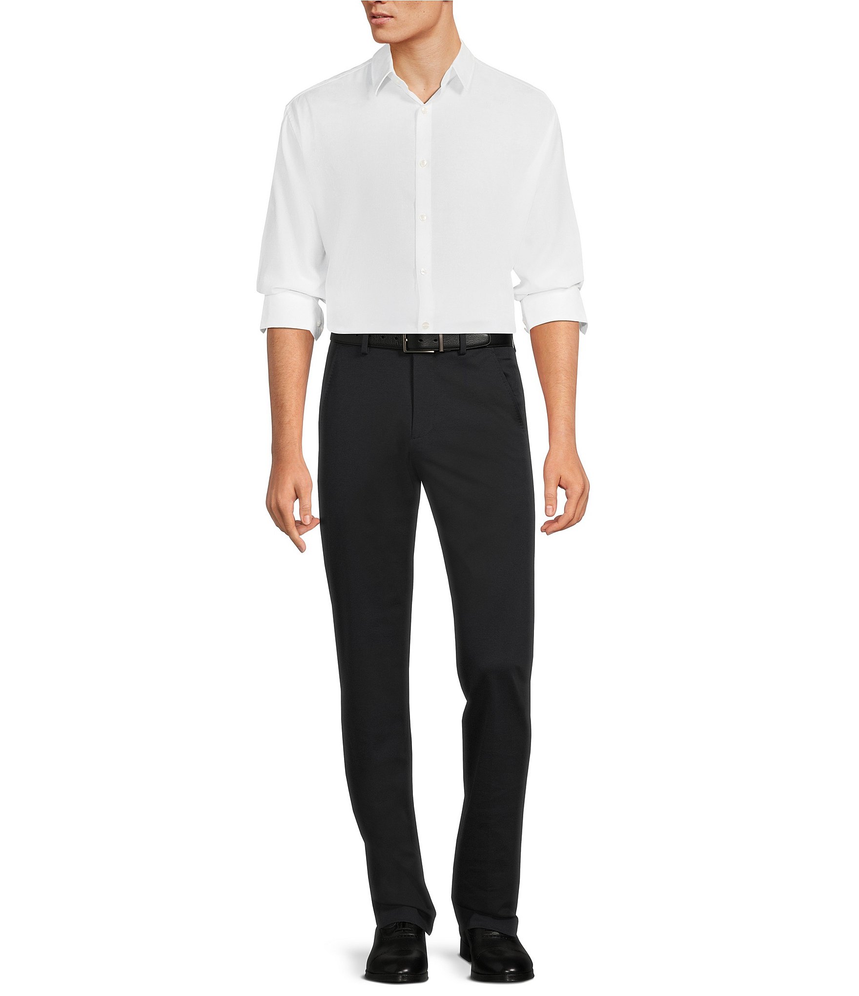 Murano Wardrobe Essentials Alex Slim-Fit Knit Suit Separates Flat-Front ...