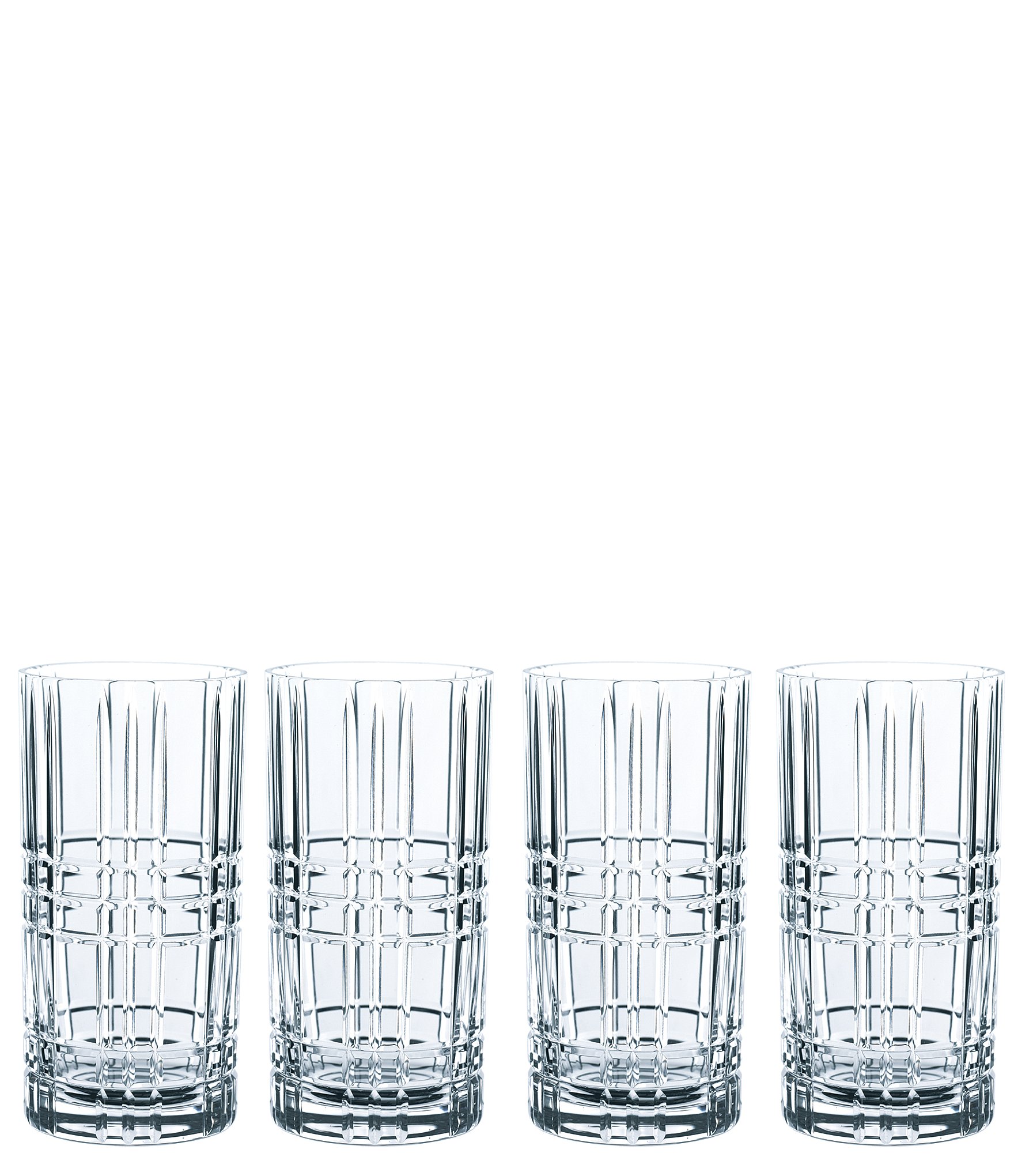 Nachtmann Square Long drink Glasses, Set of 4 | Dillard's