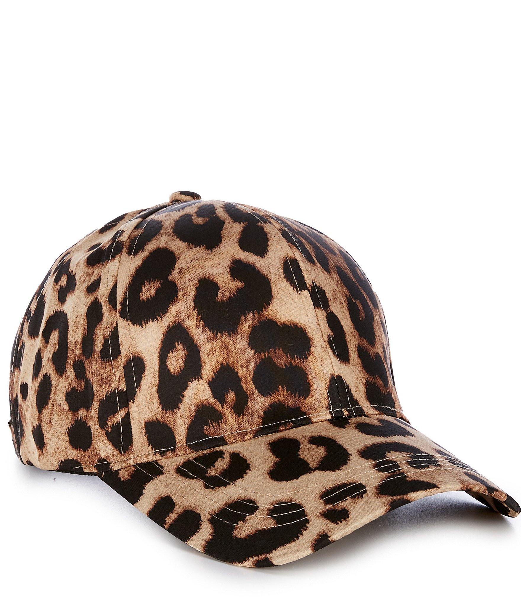 Natasha Accessories Leopard Baseball Cap | Dillard's