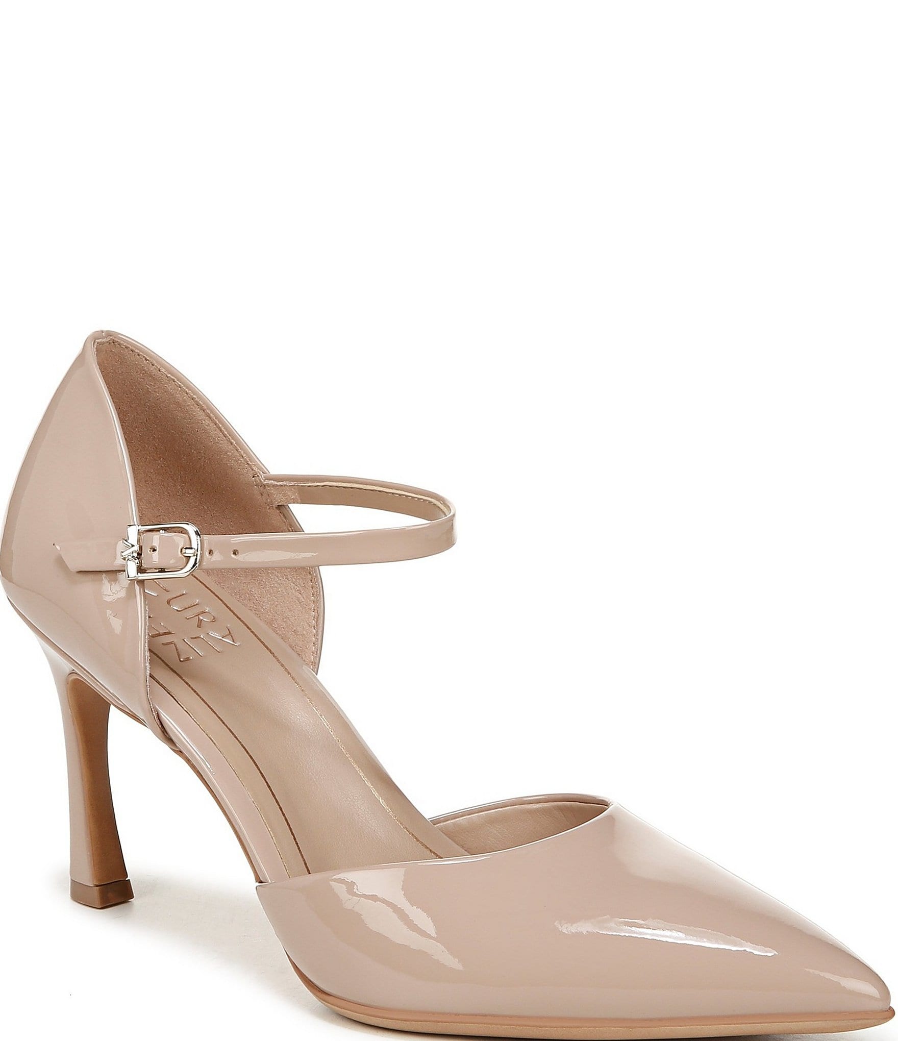 Naturalizer Amber Patent Pointed Toe Mary Jane Pumps | Dillard's