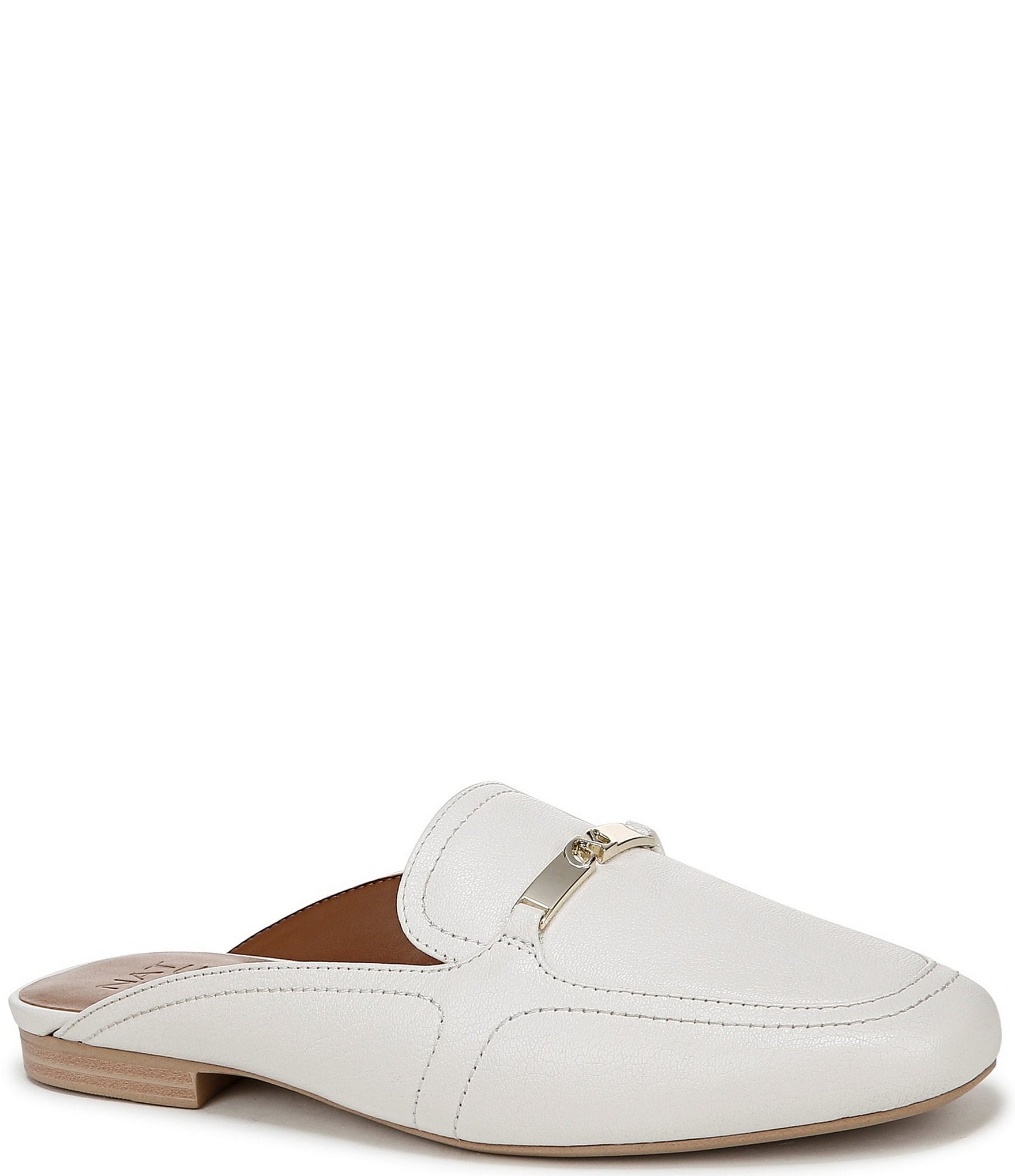 Naturalizer Emerson Stitched Leather Flat Mules | Dillard's
