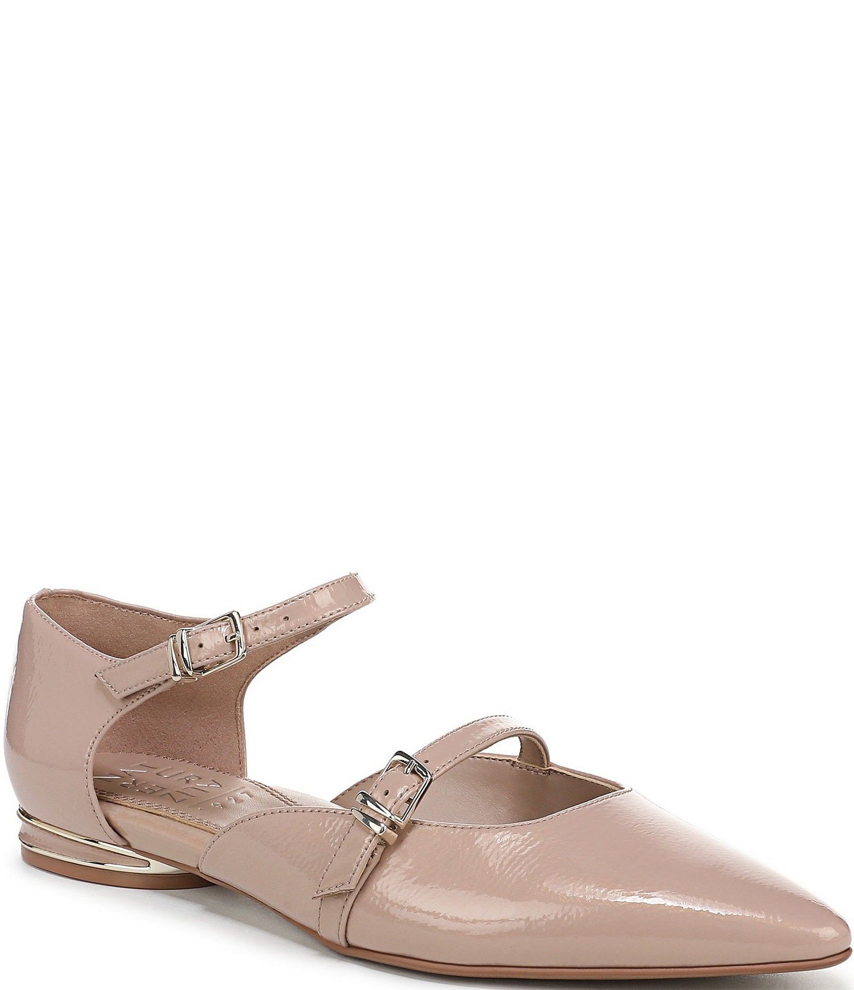 Naturalizer Harmony Leather Ankle Strap Mary Jane Ballet Flats | Dillard's