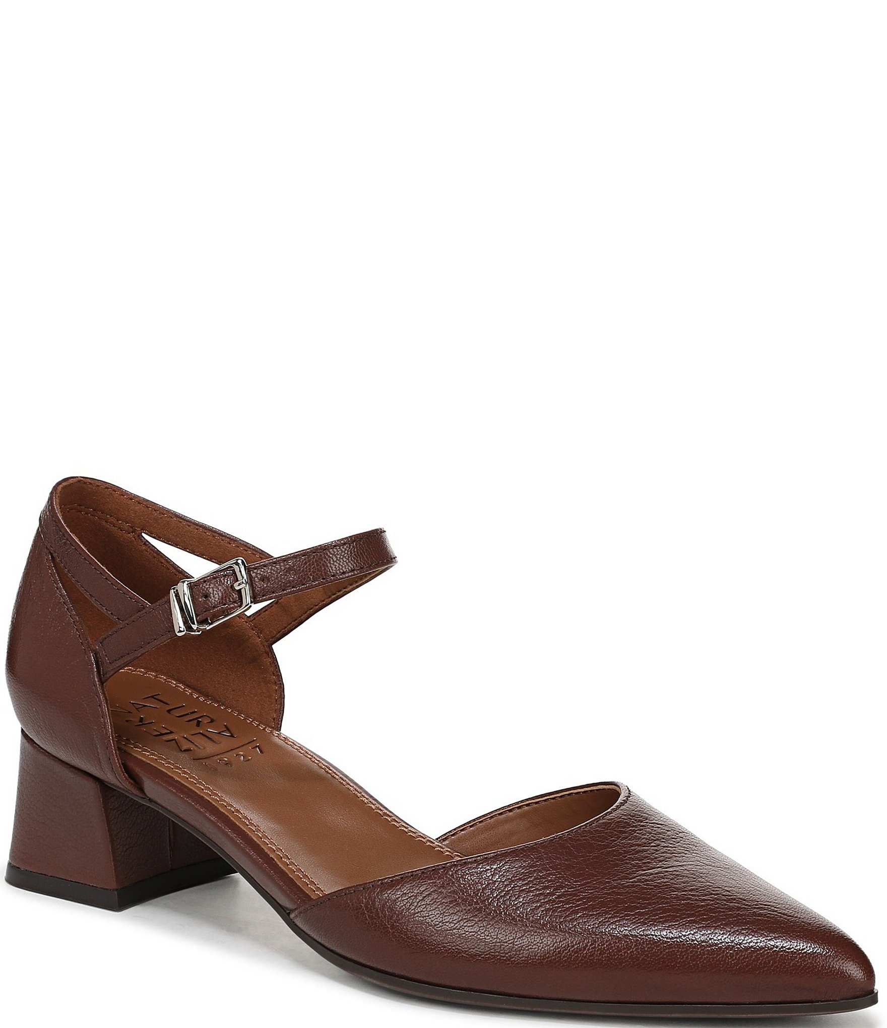 Naturalizer Maddox Leather Ankle Wrap Pumps | Dillard's