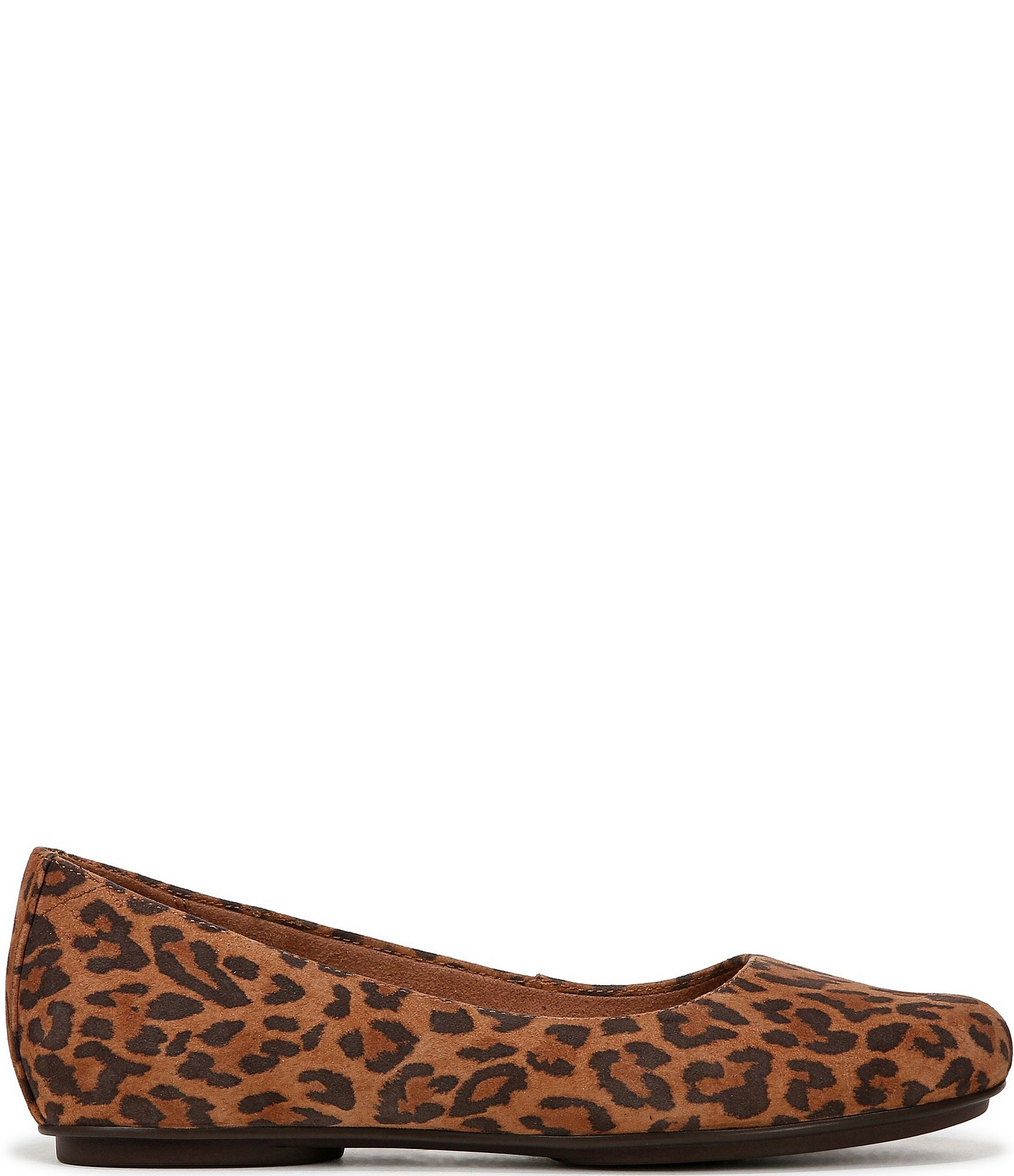 Naturalizer Maxwell Suede Leopard Ballet Flats | Dillard's
