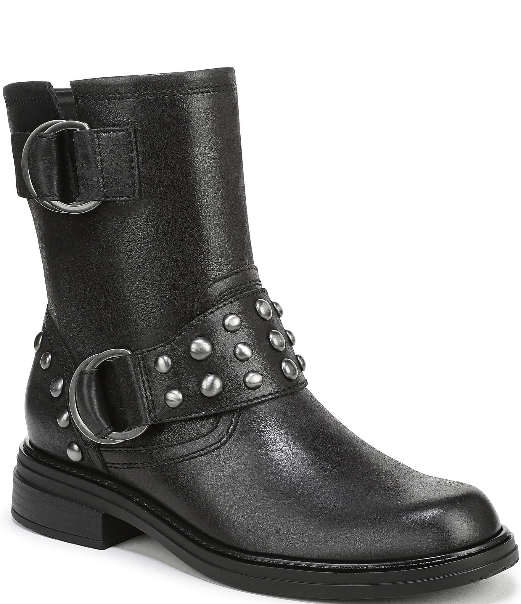Naturalizer Optimus Stud Leather Hardware Ankle Booties | Dillard's