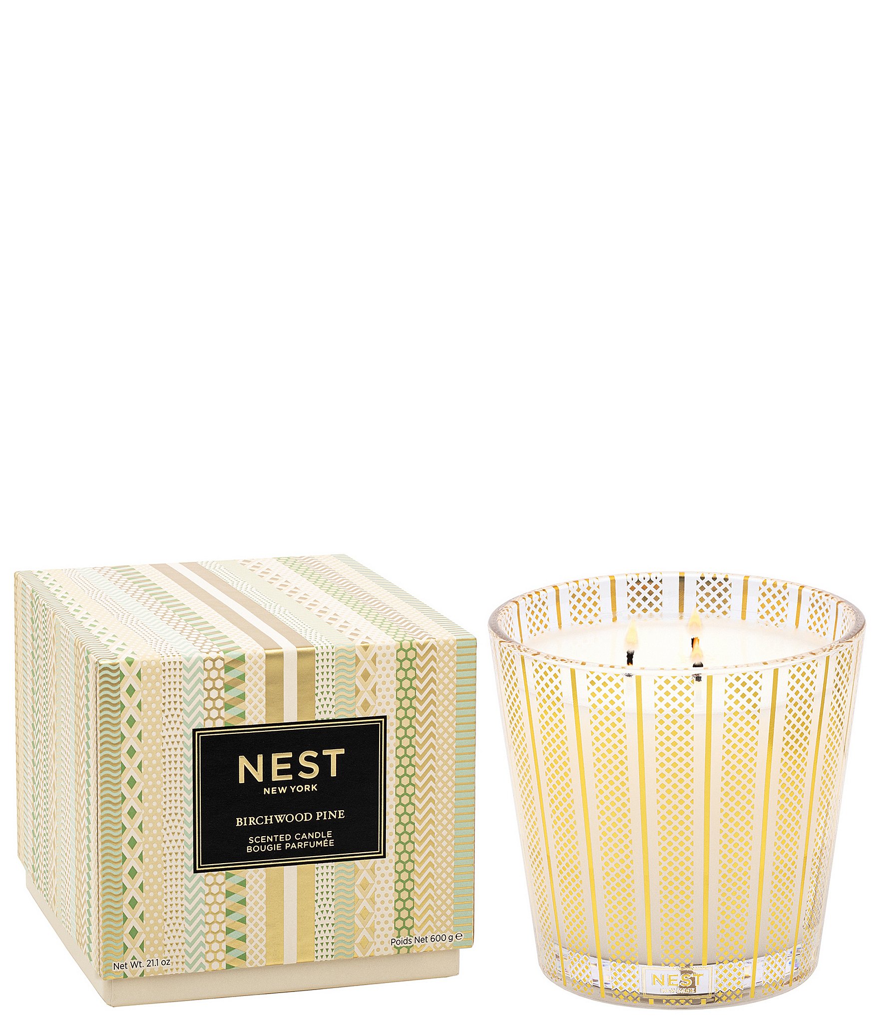 NEST New York Birchwood Pine 3-Wick Scented Candle | Dillard's NEST New York Birchwood Pine 3-Wick Scented Candle | Dillard's
