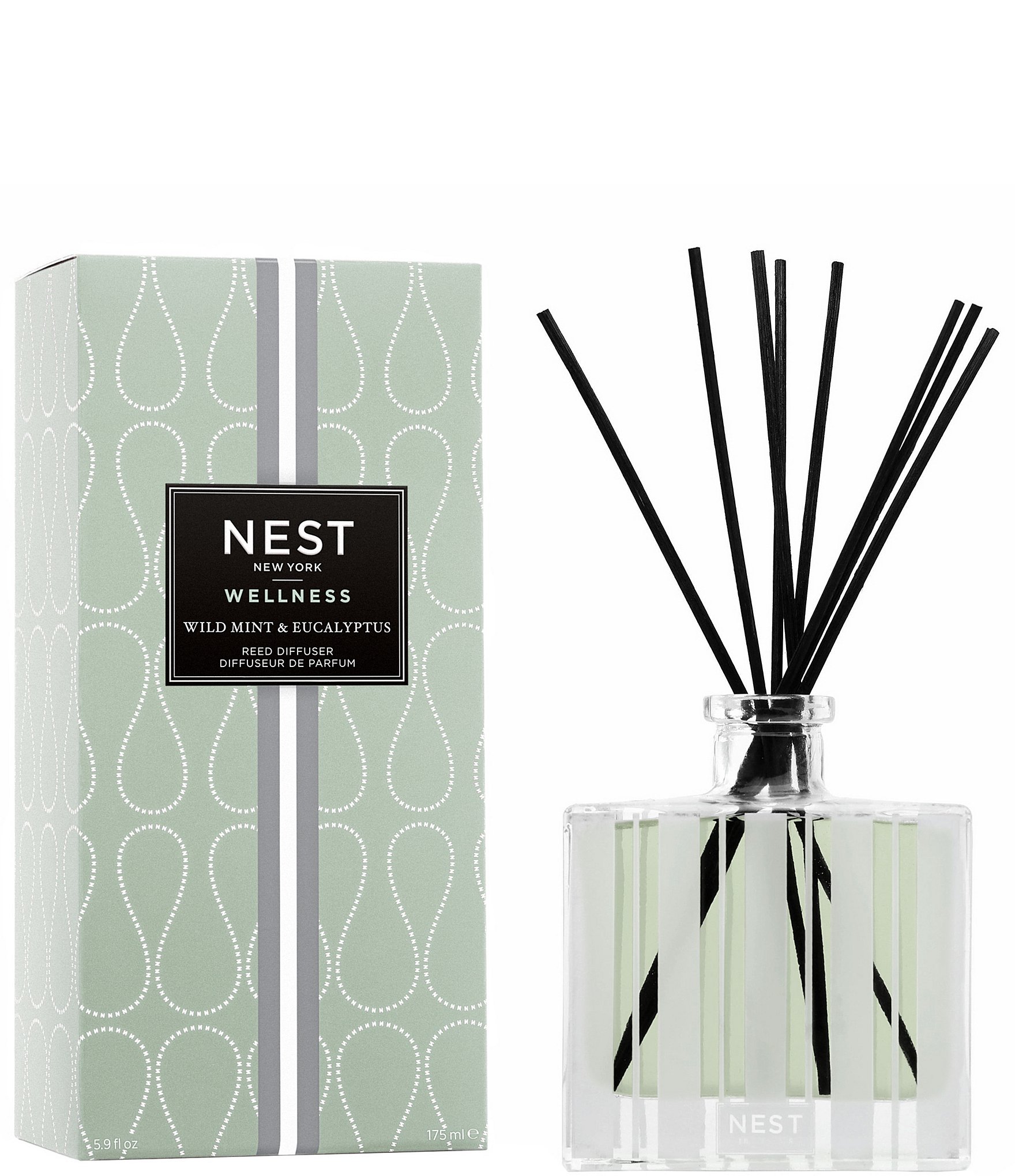 NEST New York Wild Mint & Eucalyptus Reed Diffuser | Dillard's NEST New York Wild Mint & Eucalyptus Reed Diffuser | Dillard's
