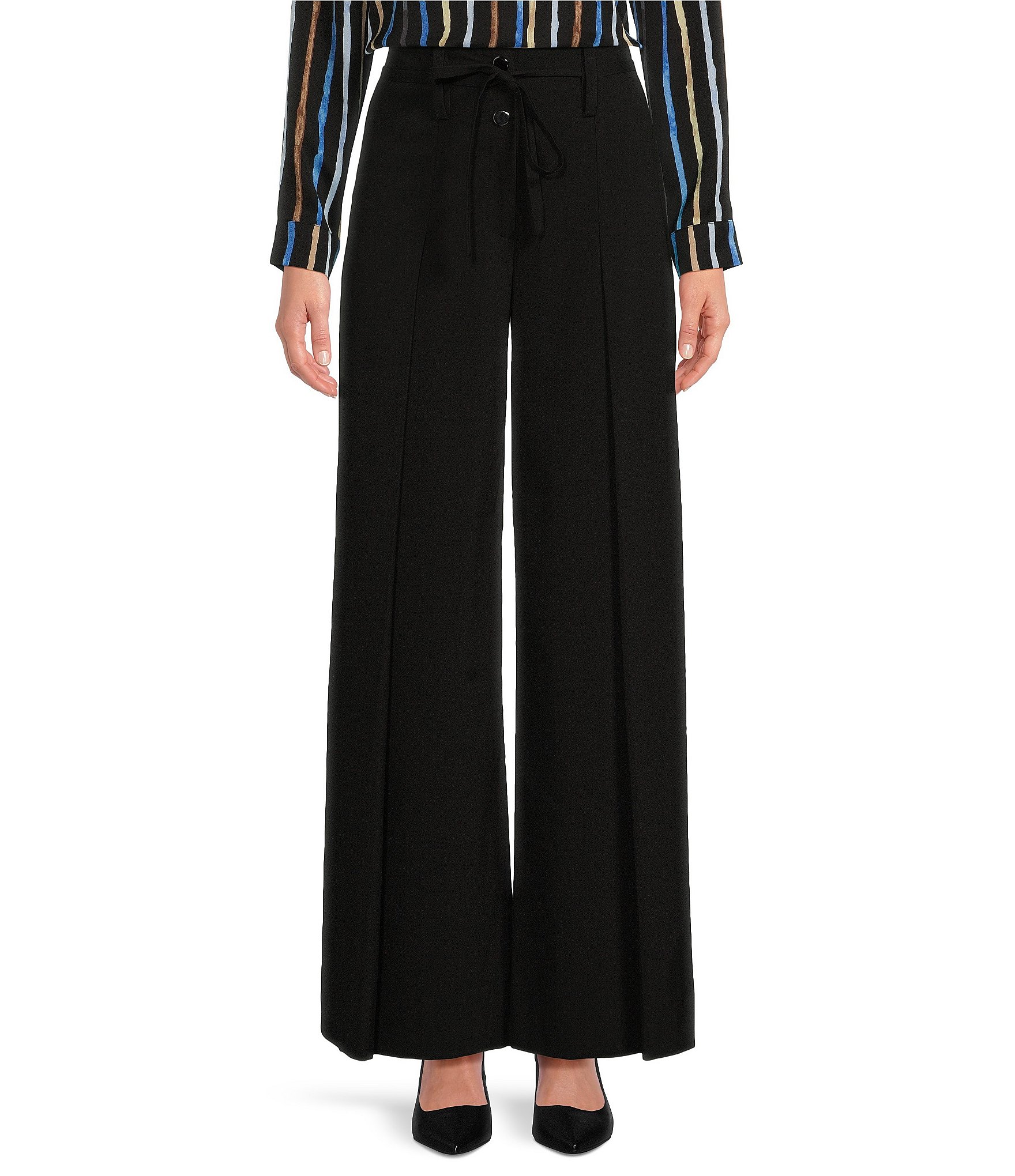 NIC + ZOE Milan Aaron Flat Front Wide Leg Pant | Dillard's