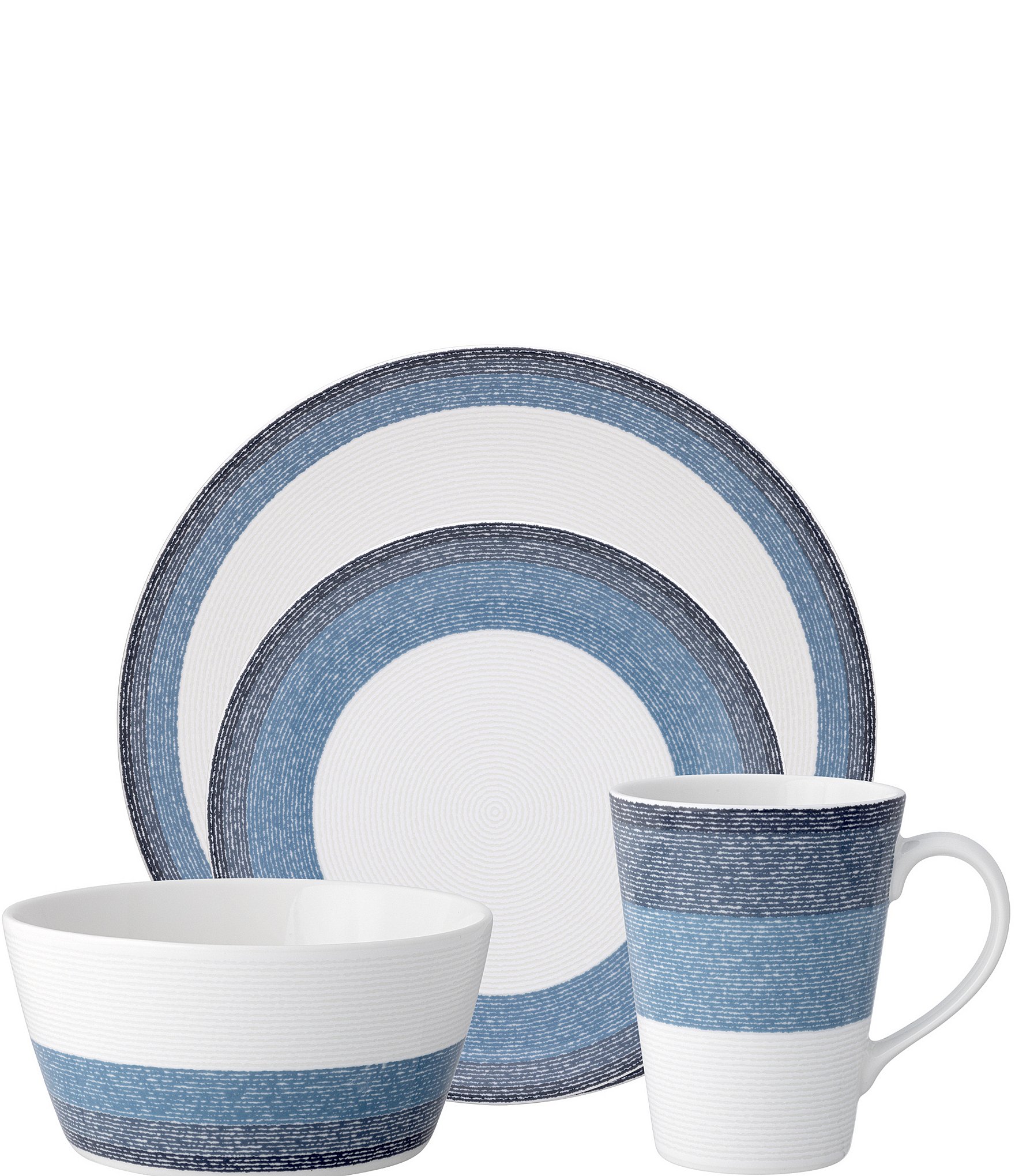 Noritake Colorscapes Layers Collection 4-Piece Coupe Place Setting ...