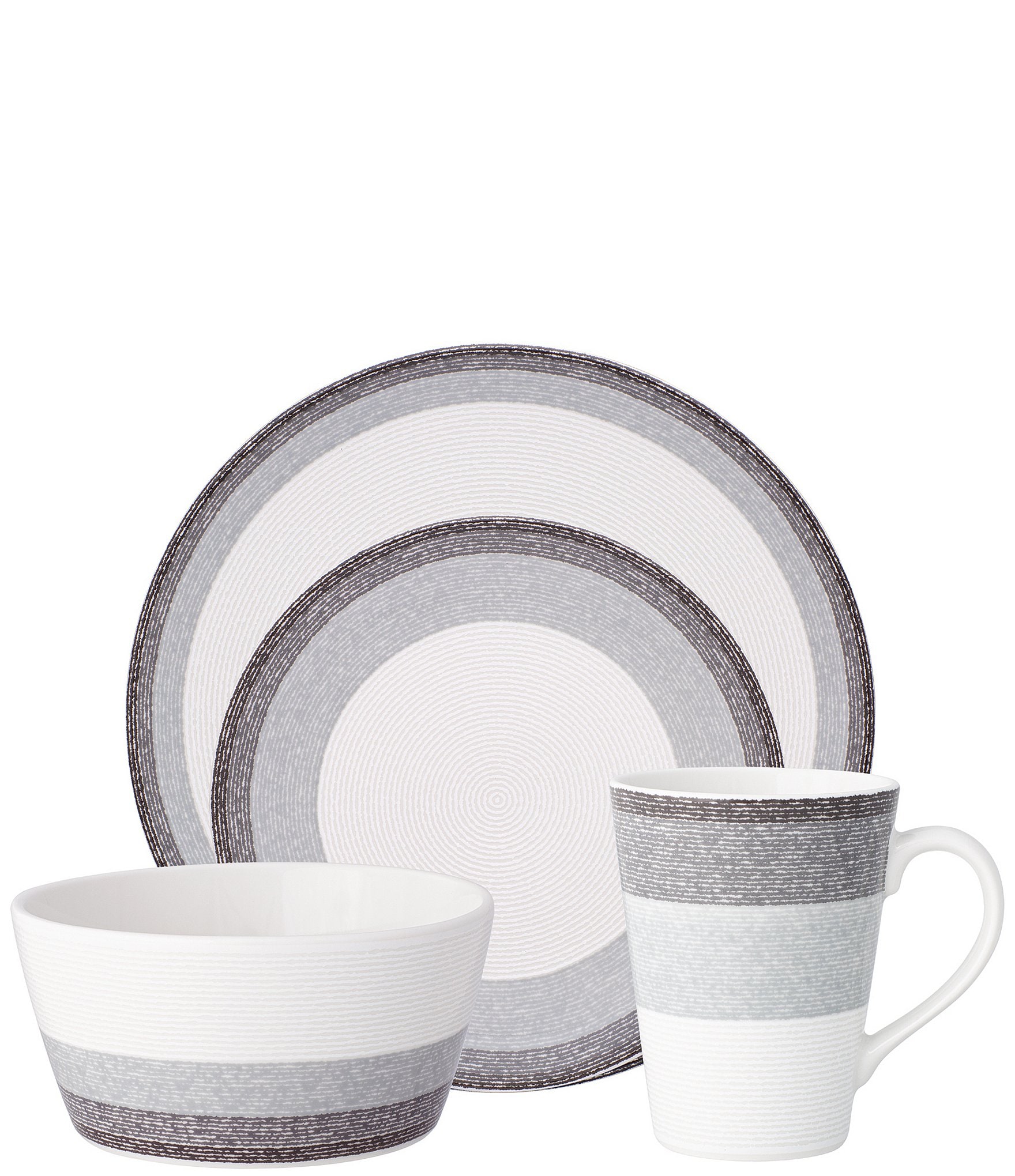 Noritake Colorscapes Layers Collection 4-Piece Coupe Place Setting ...