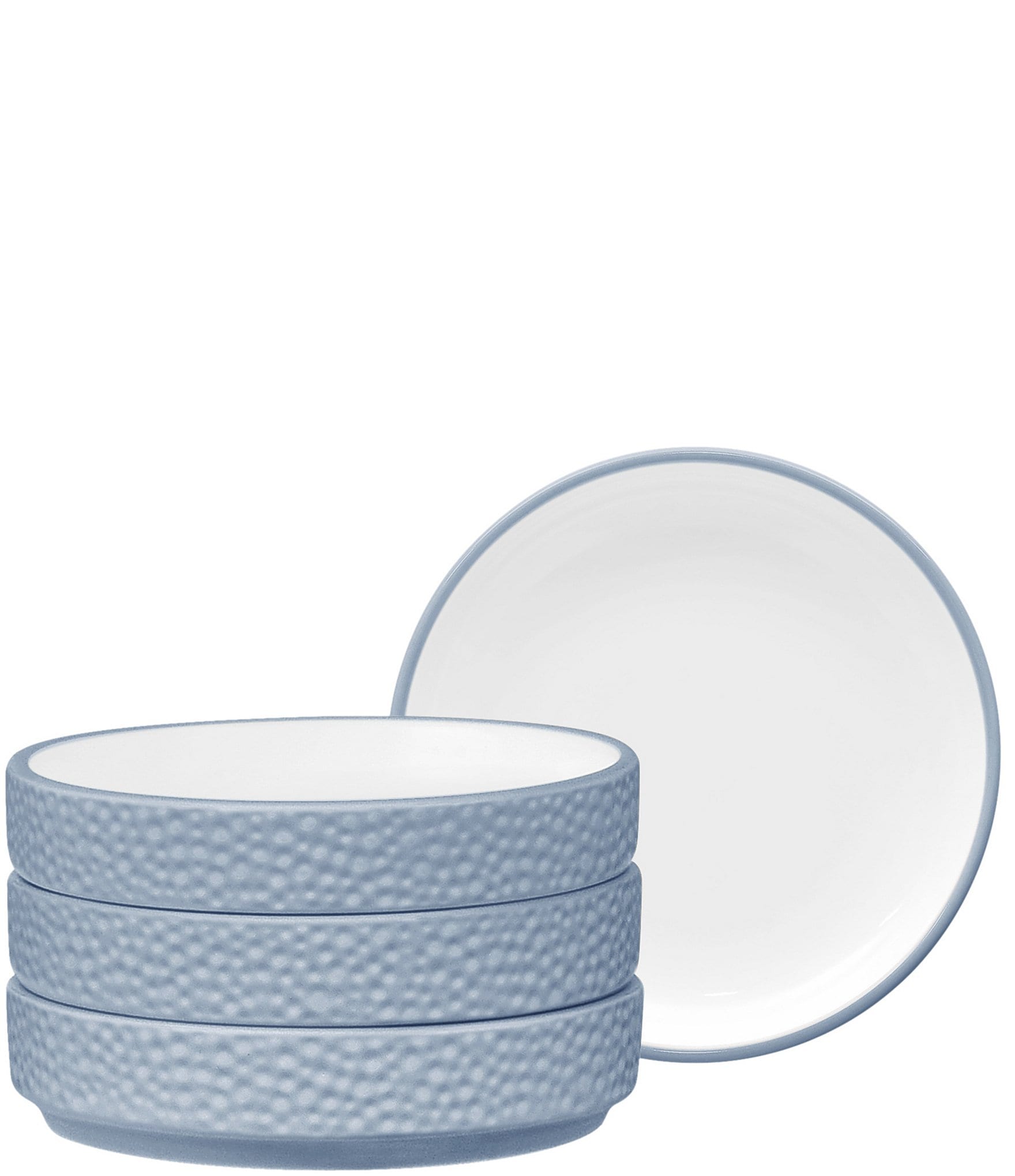 Noritake ColorTex Stone Collection Stax Mini Plates, Set of 4 | Dillard's
