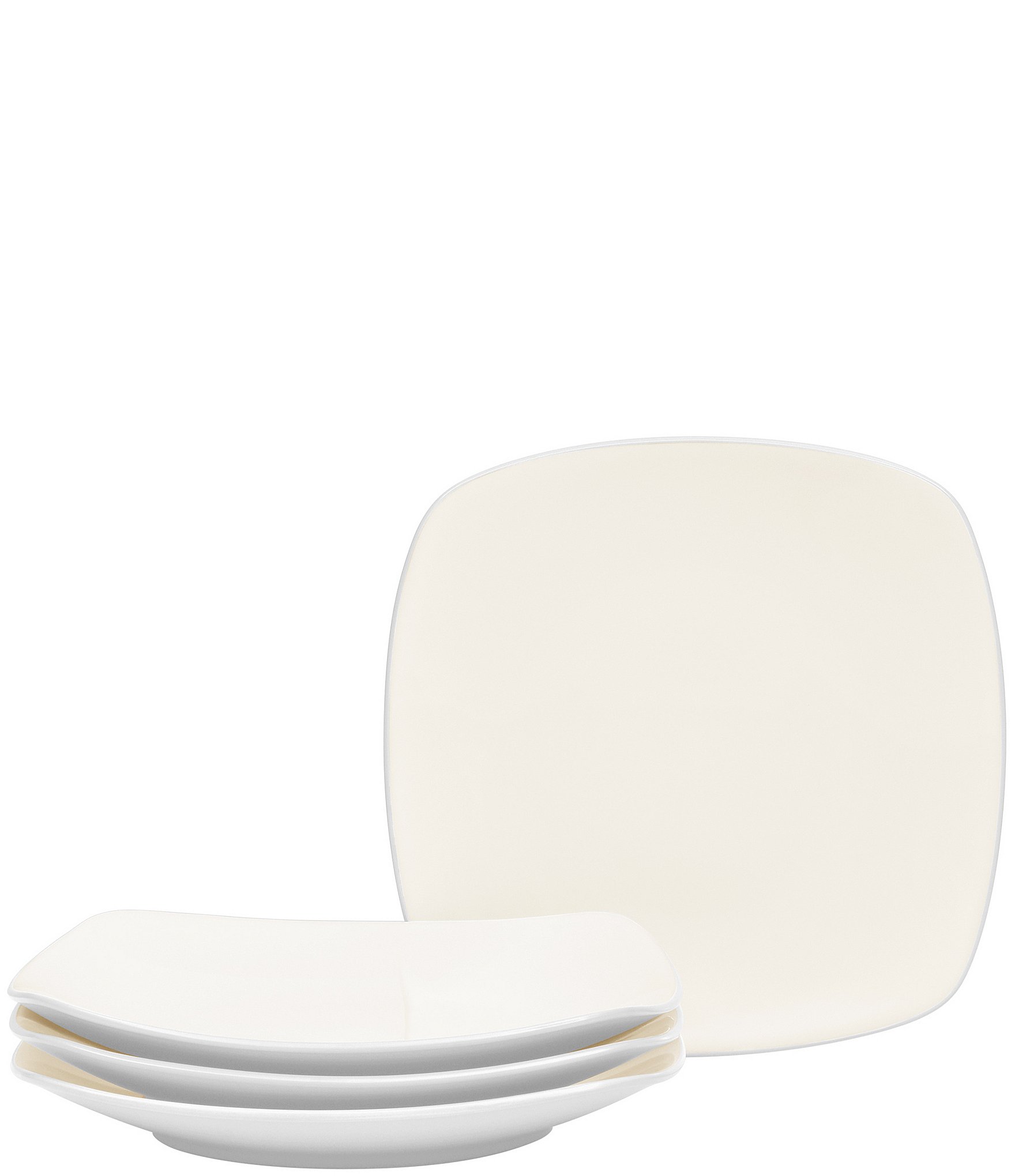 Noritake Colorwave White Square Salad Plates, Set of 4 | Dillard's