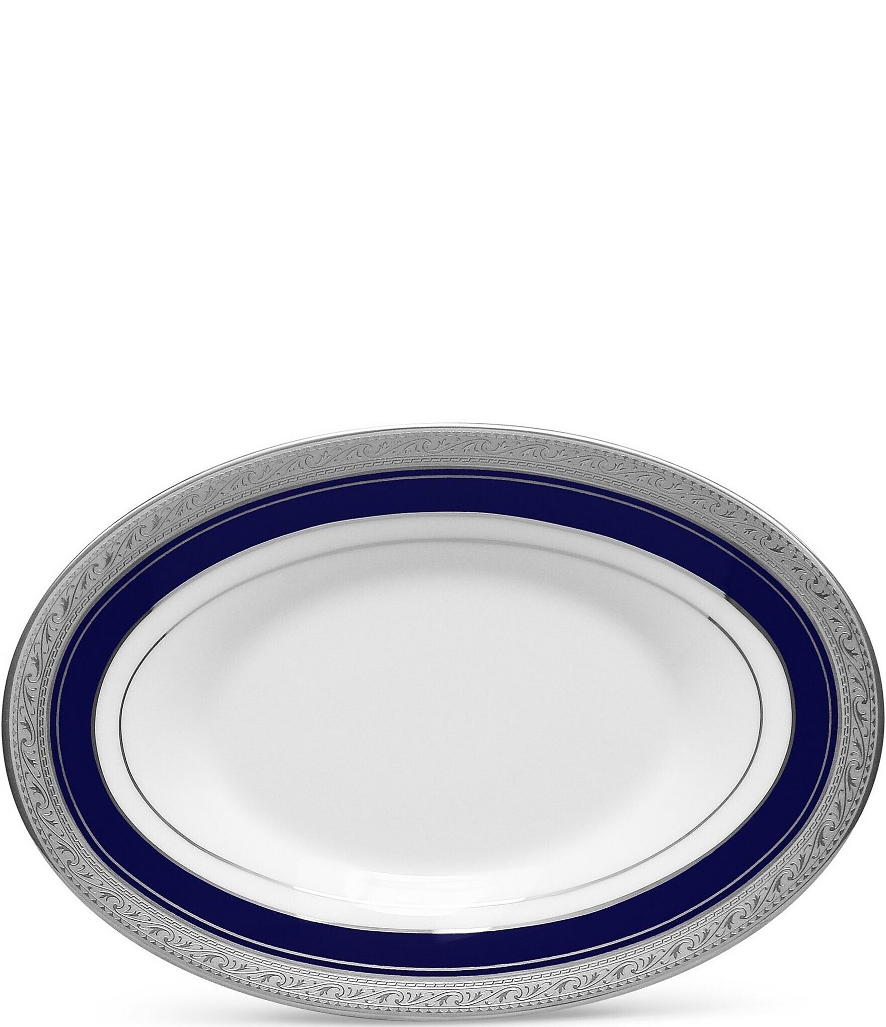 Noritake Crestwood Cobalt Platinum Porcelain Butter/Relish Tray | Dillard's Noritake Crestwood Cobalt Platinum Porcelain Butter/Relish Tray | Dillard's
