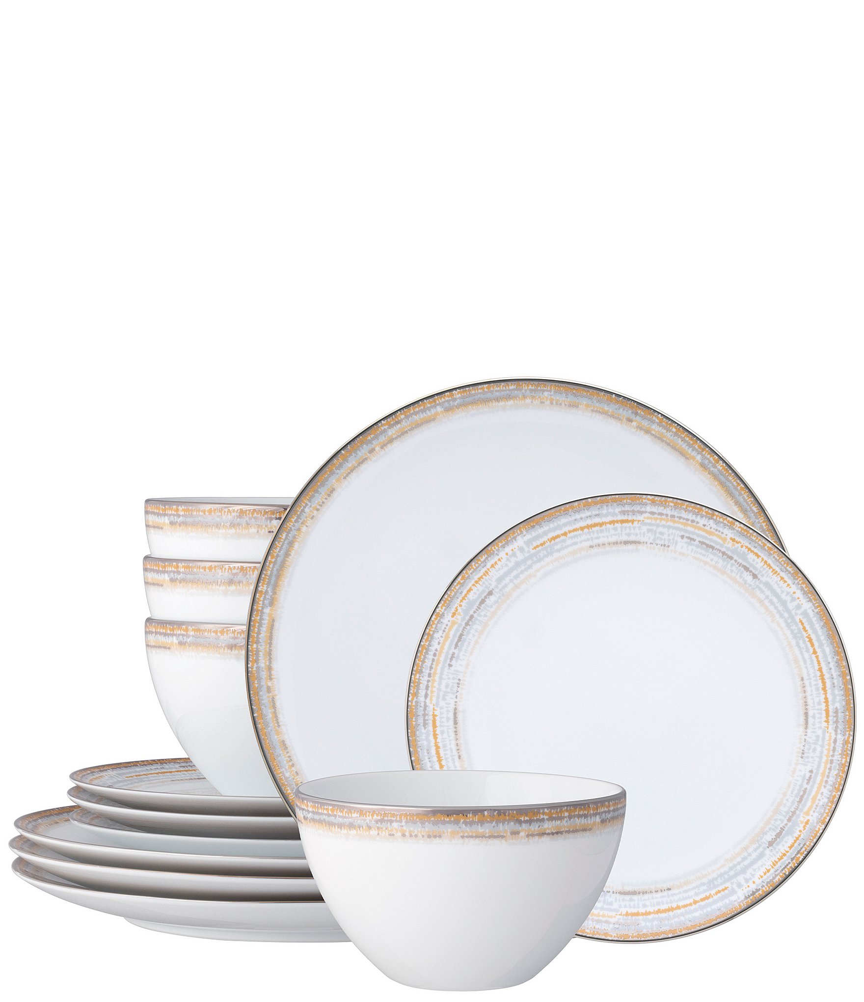 Noritake Raylan 12-Piece Dinnerware Set, Service for 4 | Dillard's