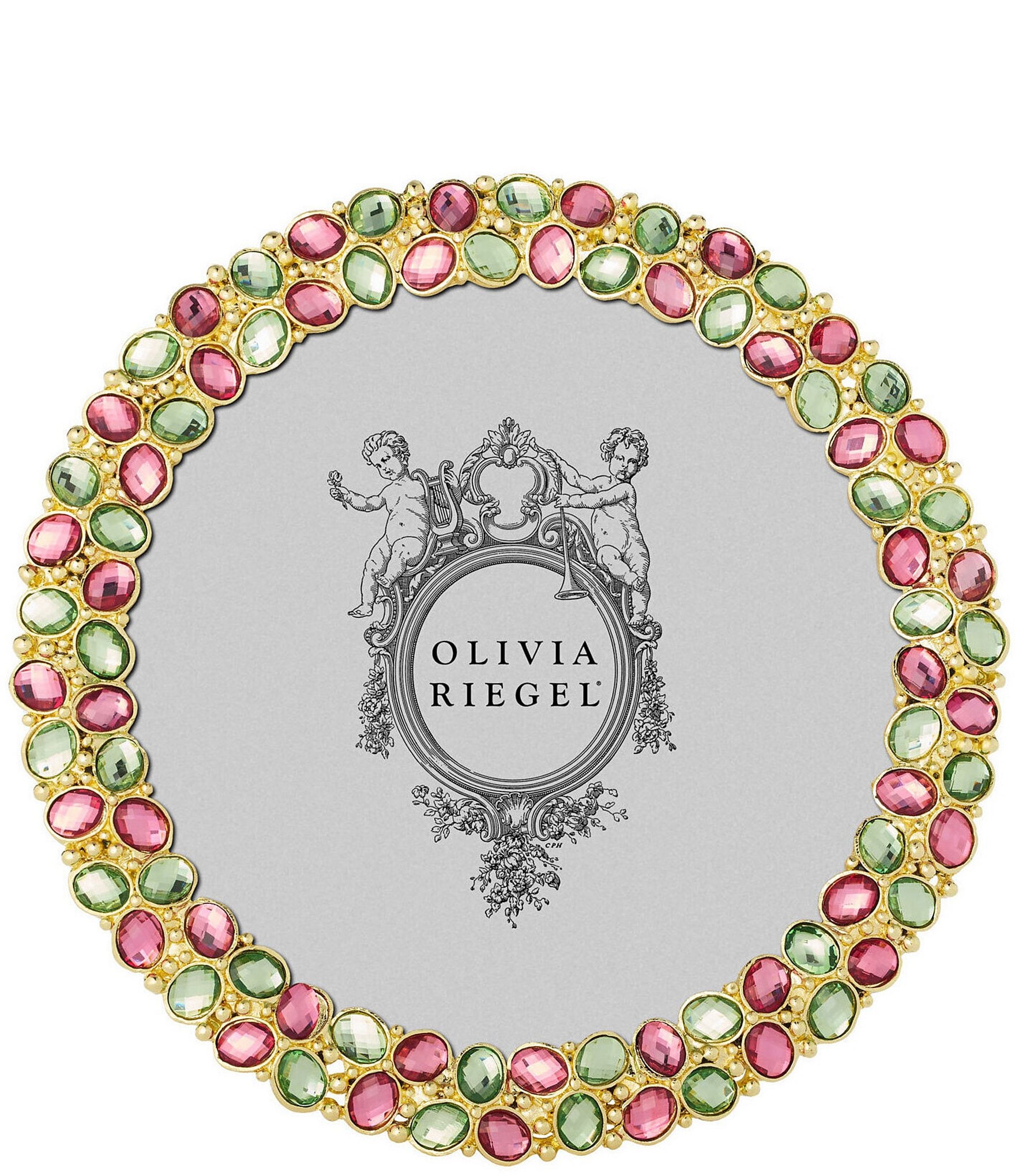 Olivia Riegel Palm Caravelle Round Frame | Dillard's